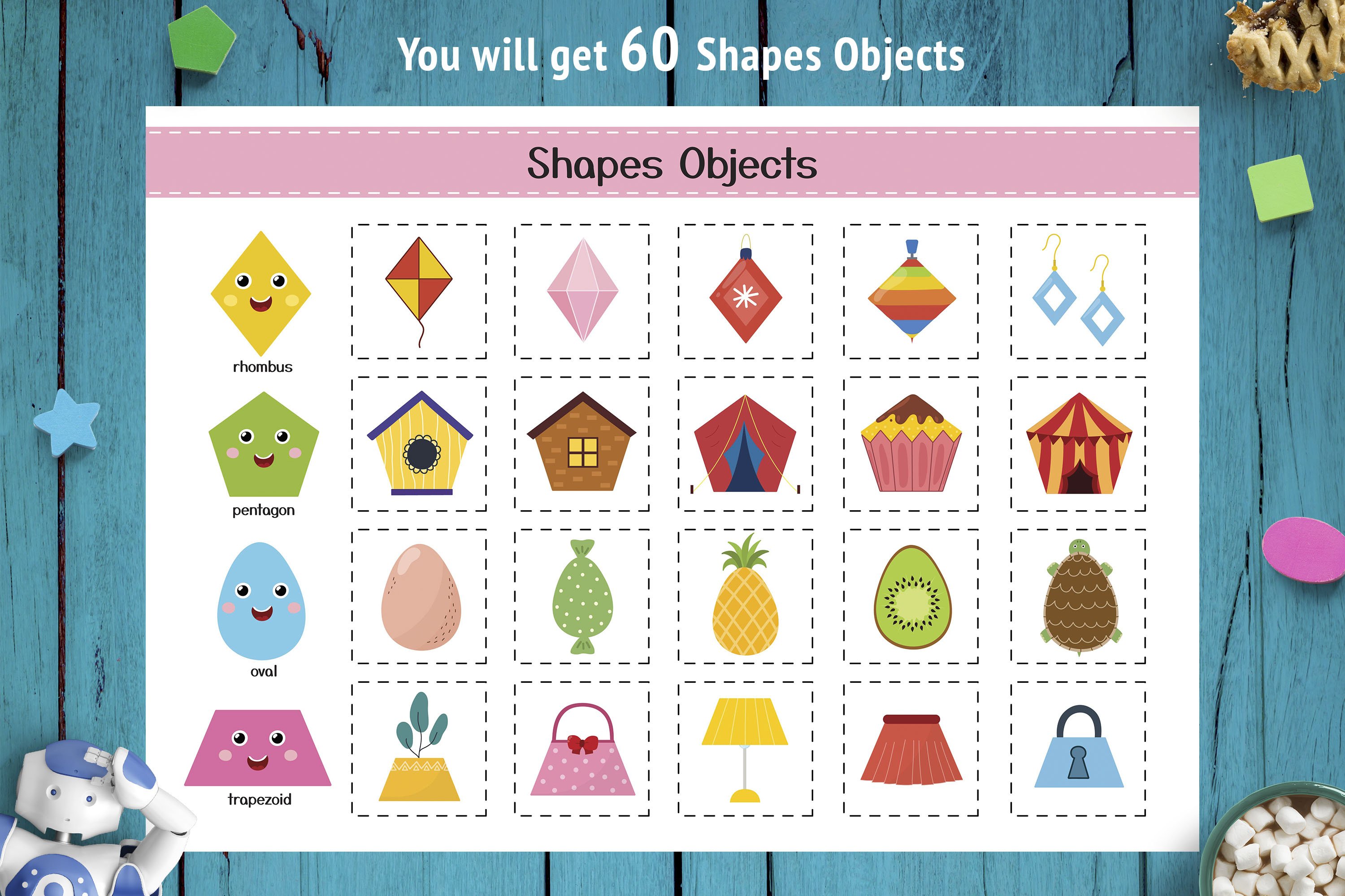 Trapezoid Shaped Objects