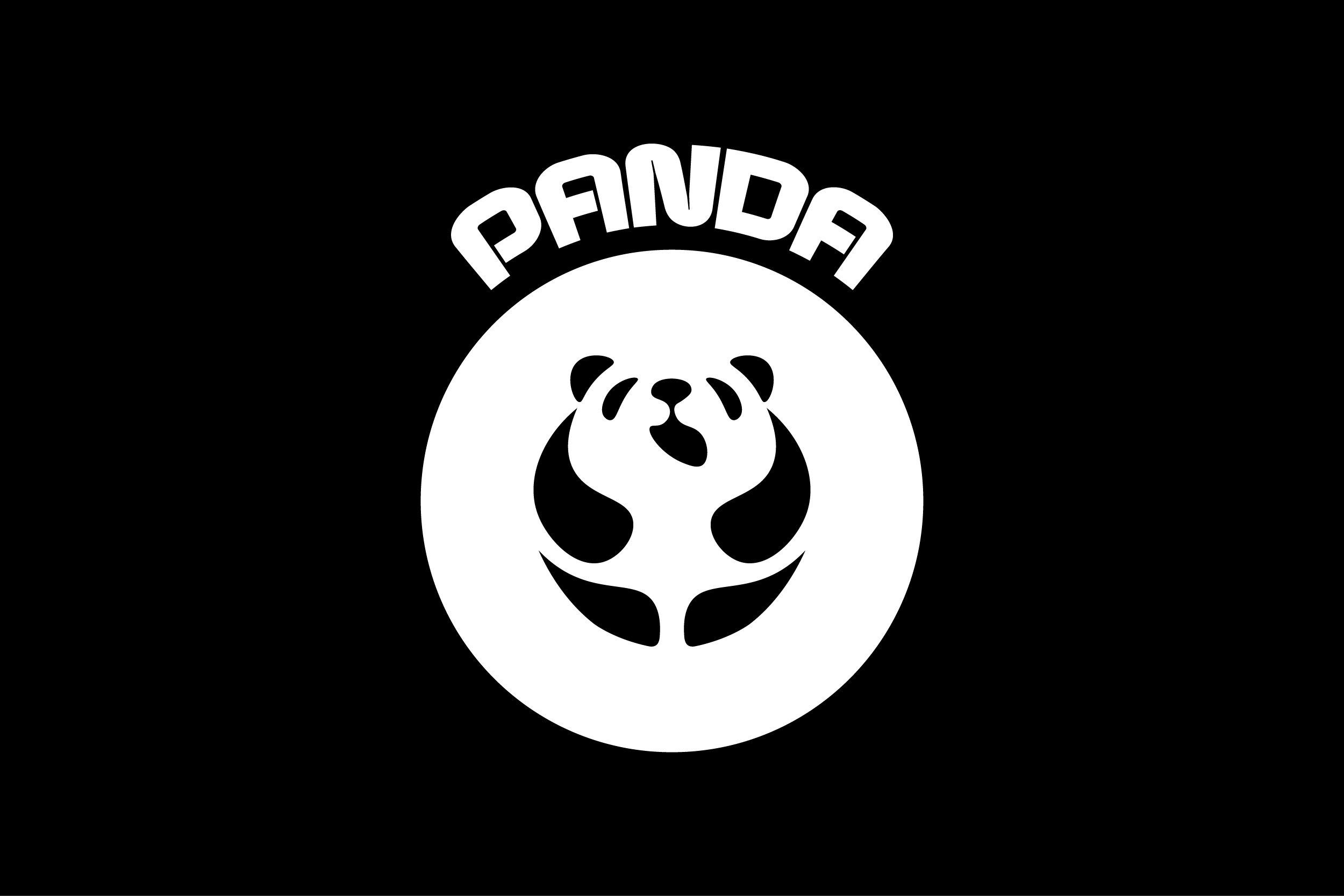 Black And White Panda Logo
