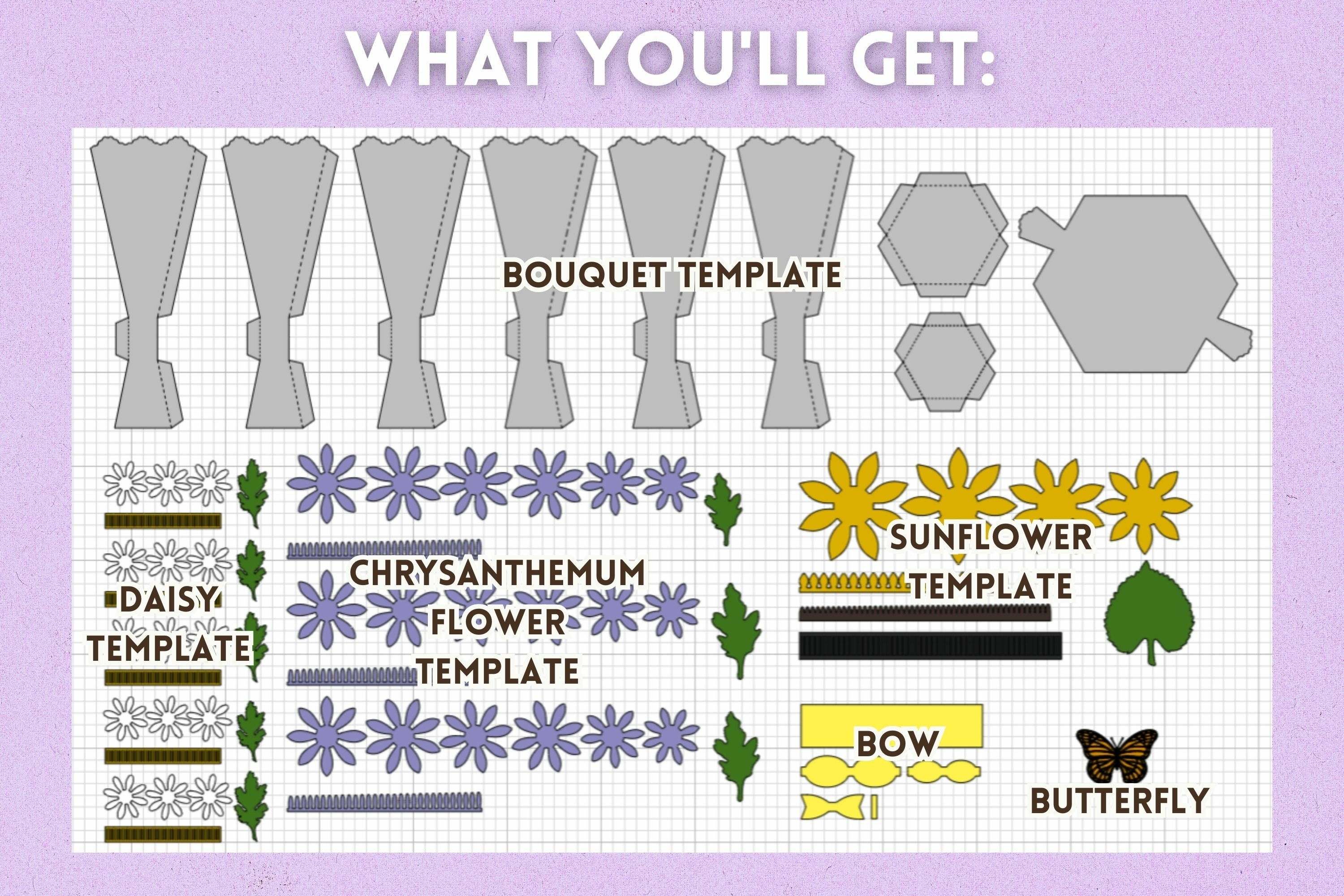 Flower Vase Template For Kids