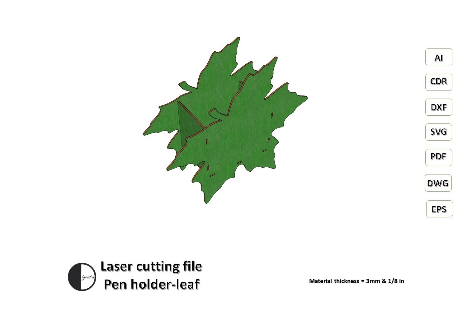Leaf Shaped Text Box