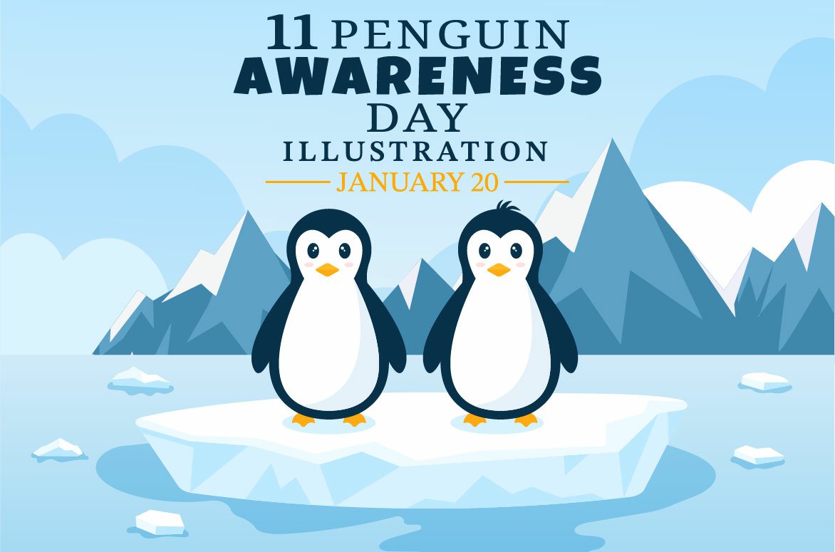 Happy Penguin Cartoon