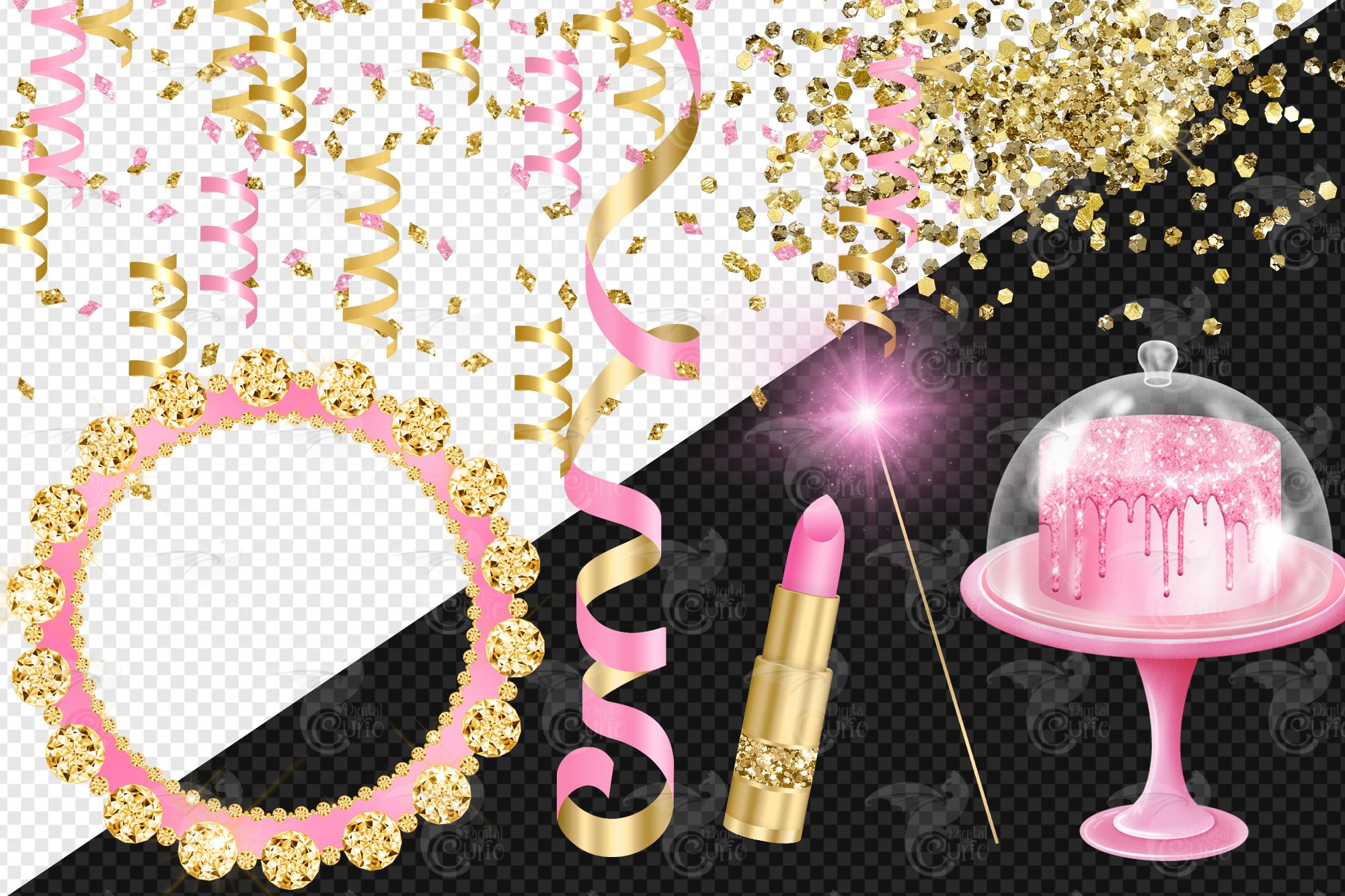 Glamorous Birthday Graphics