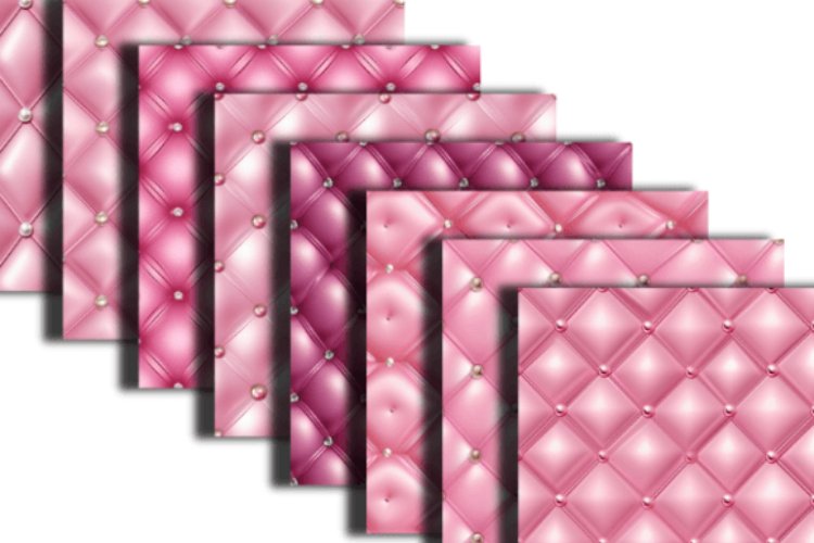 Pink Diamond Tufted Background