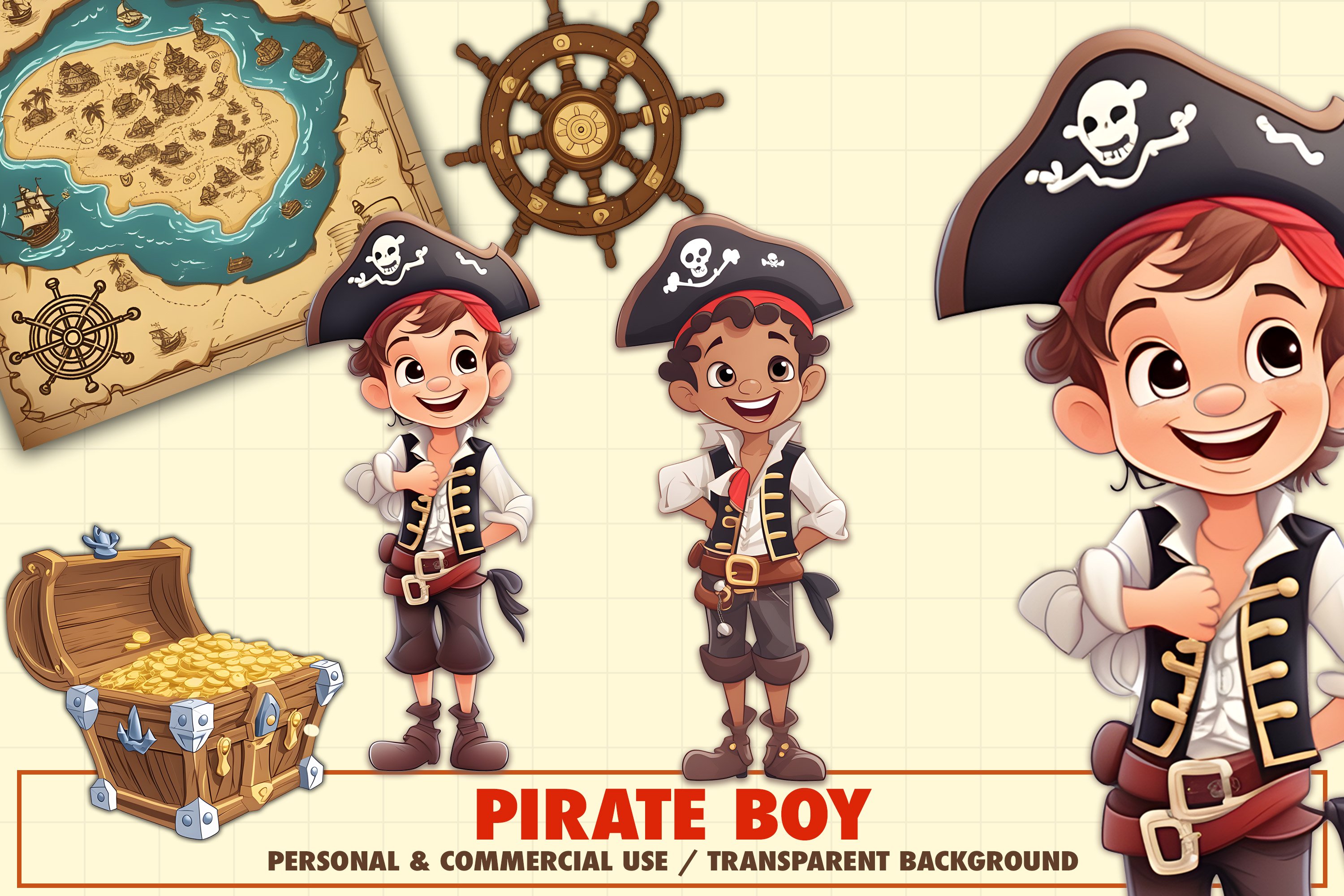 Pirate Boy Clip Art