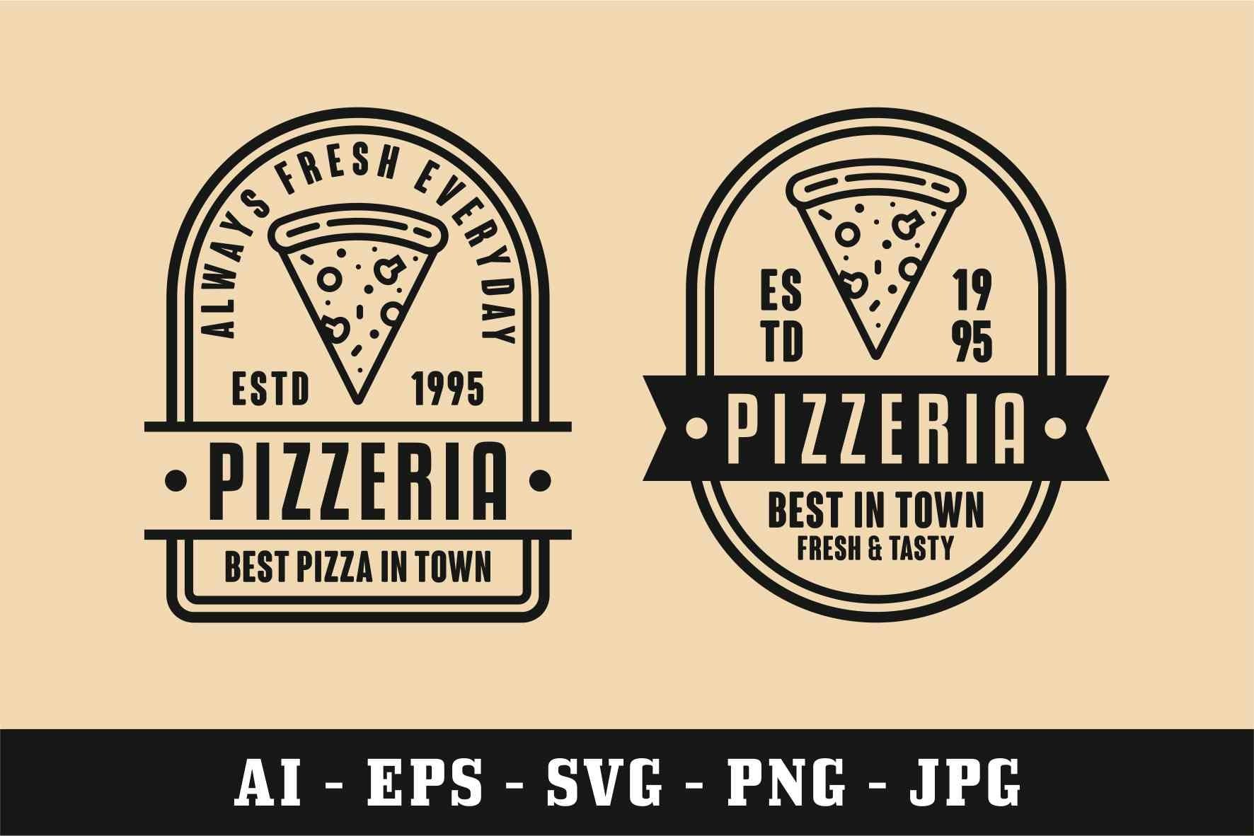 pizza vector logo