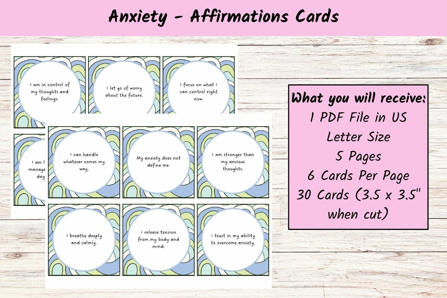 Affirmations For Anxiety