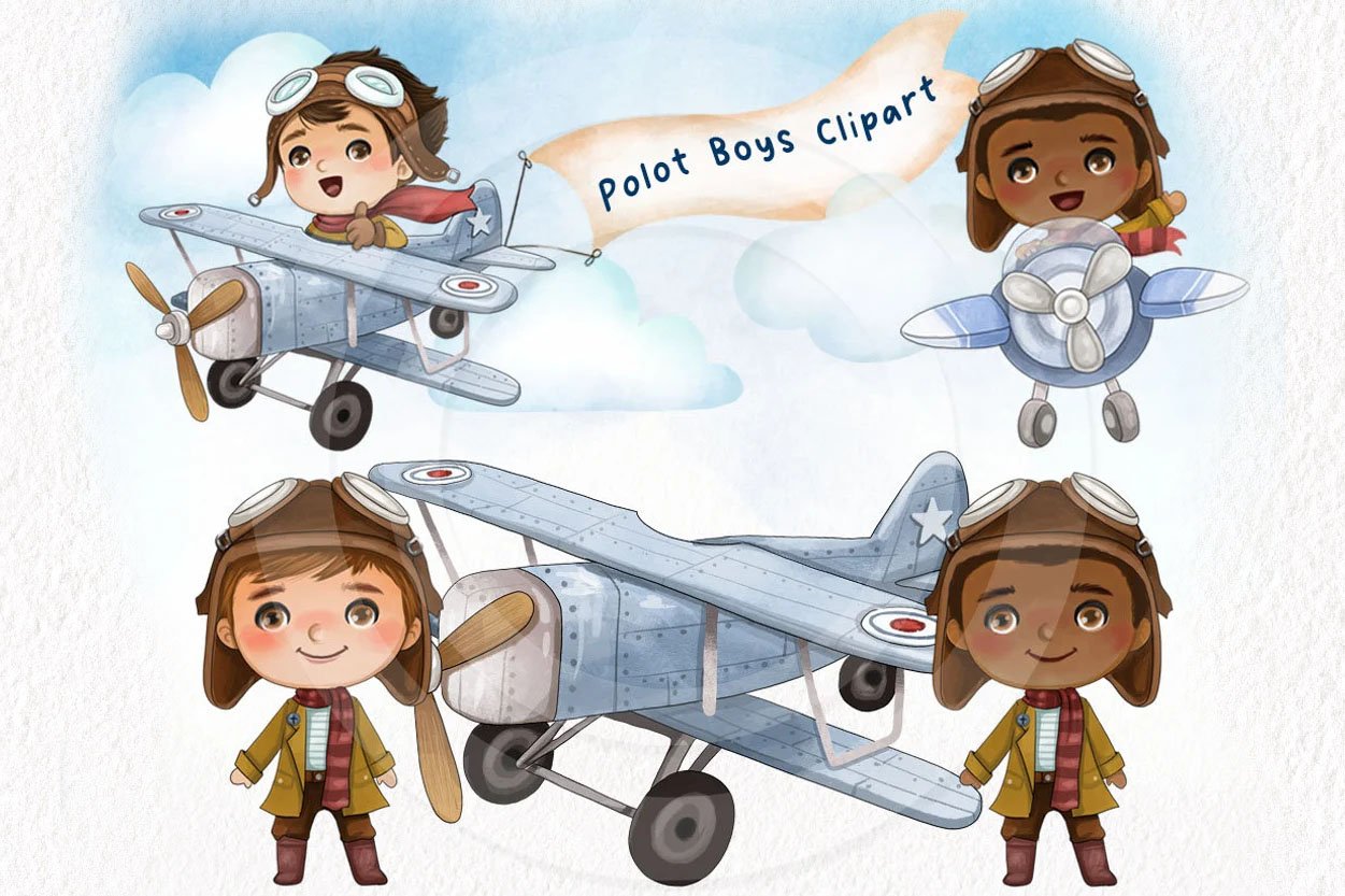 Piloten Clipart