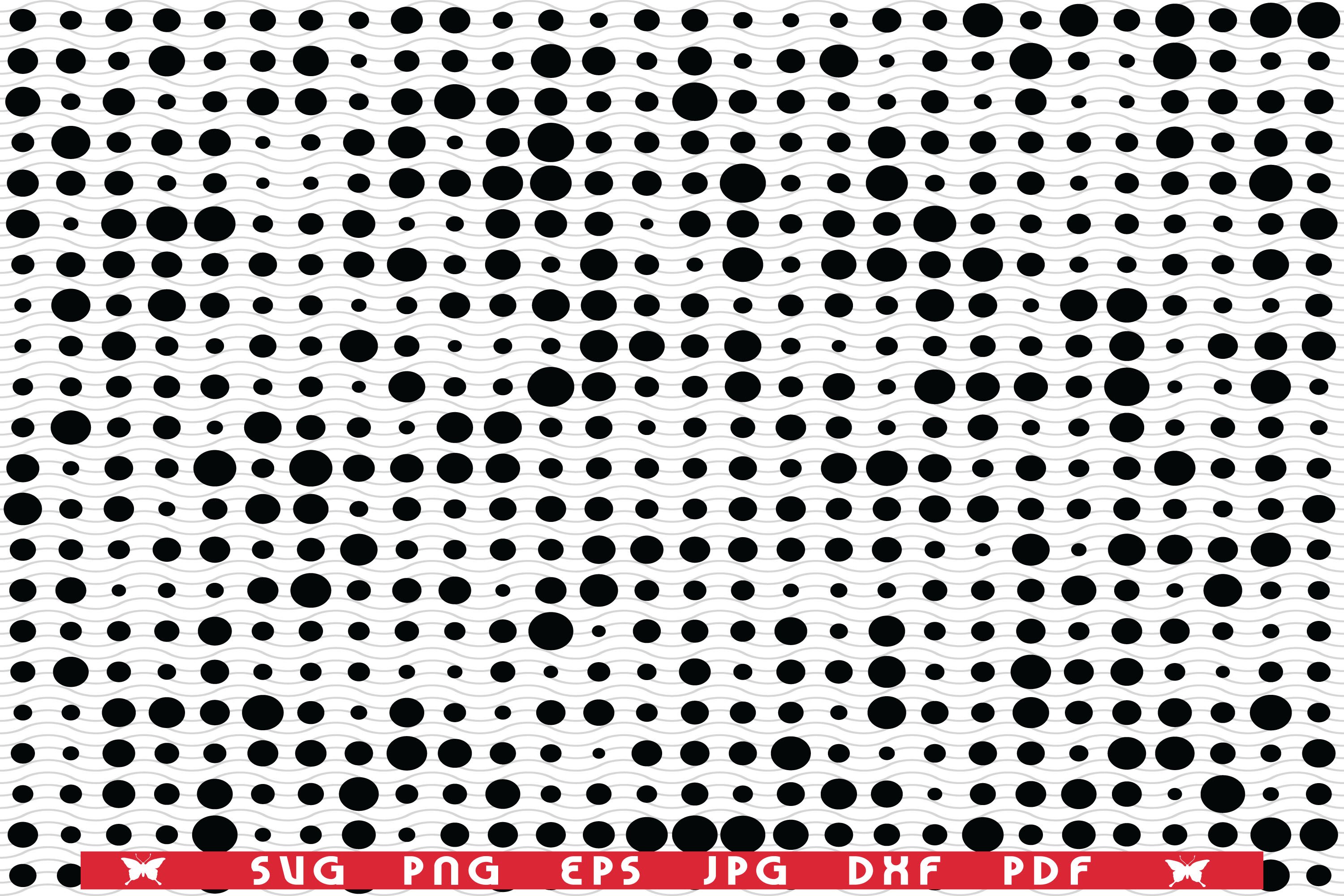SVG Black Circles, Seamless pattern (2098365) | Patterns | Design Bundles