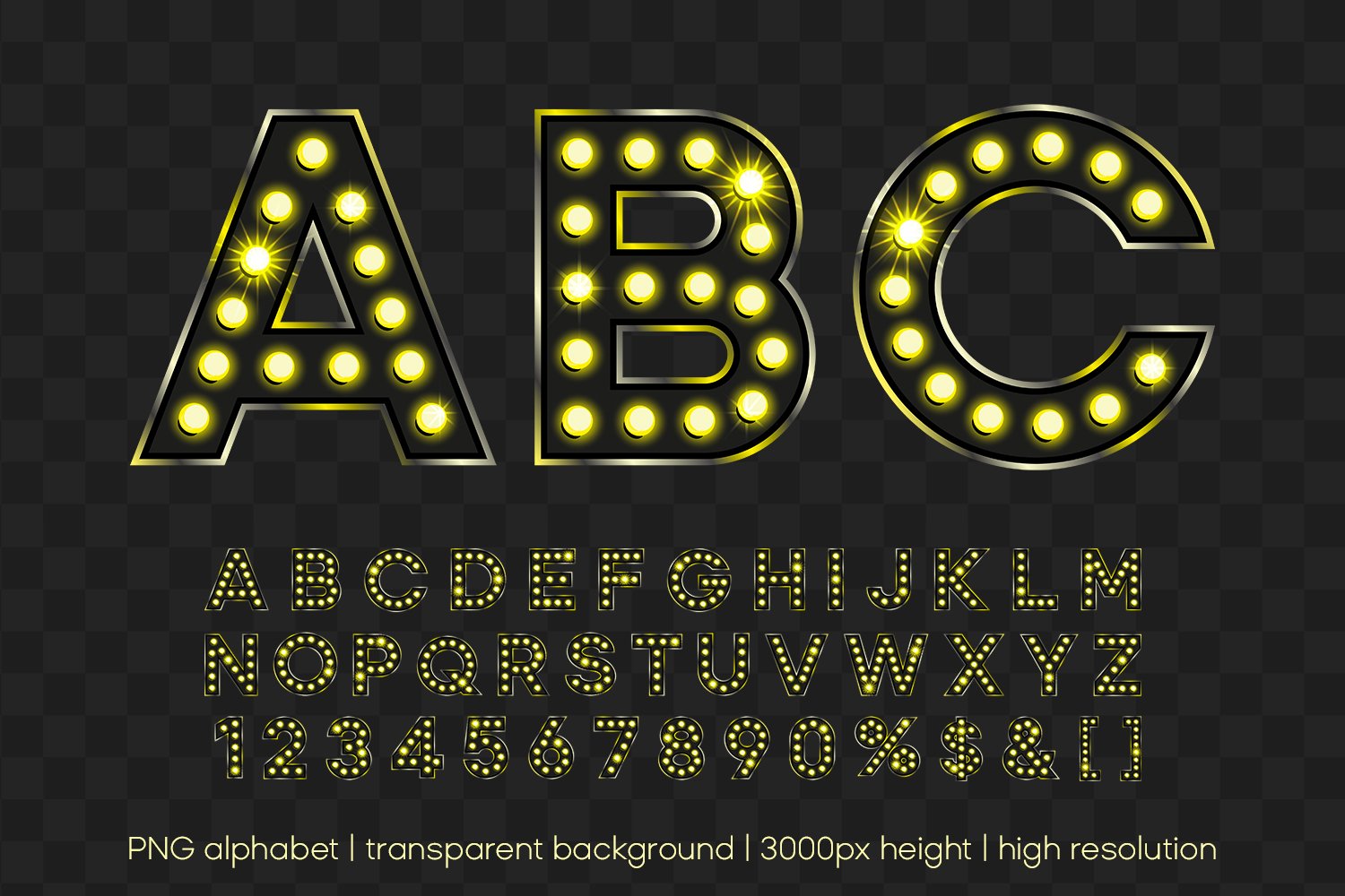 Marquee Letters Font