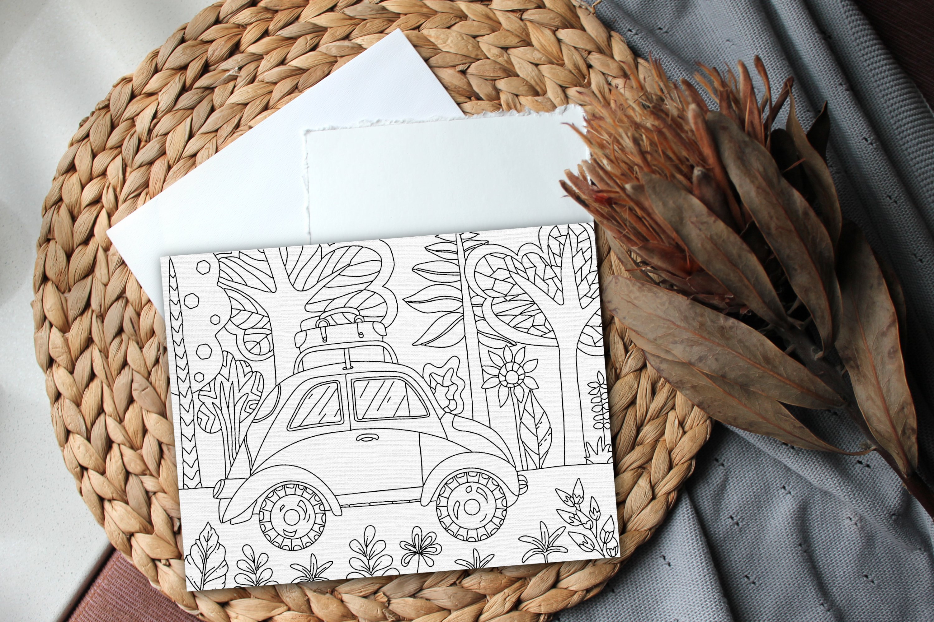 Printable Coloring Pages Of Volkswagen Beetle