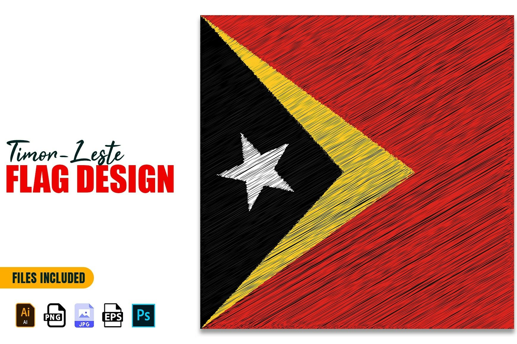 20 May Timor-Leste Independence Day Flag Design
