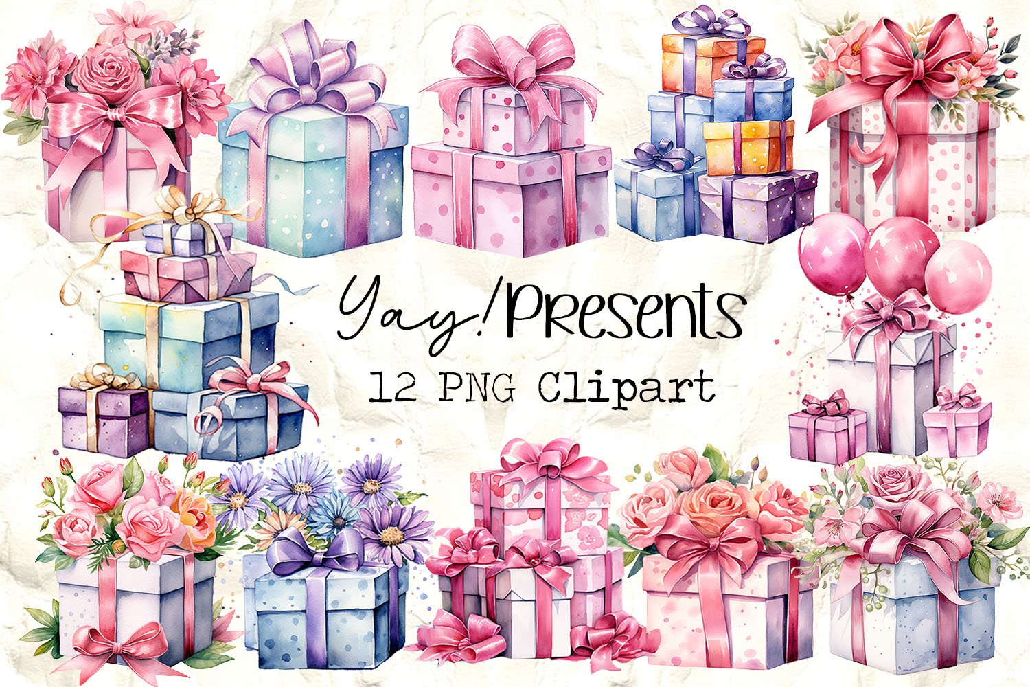 Birthday Presents Clipart