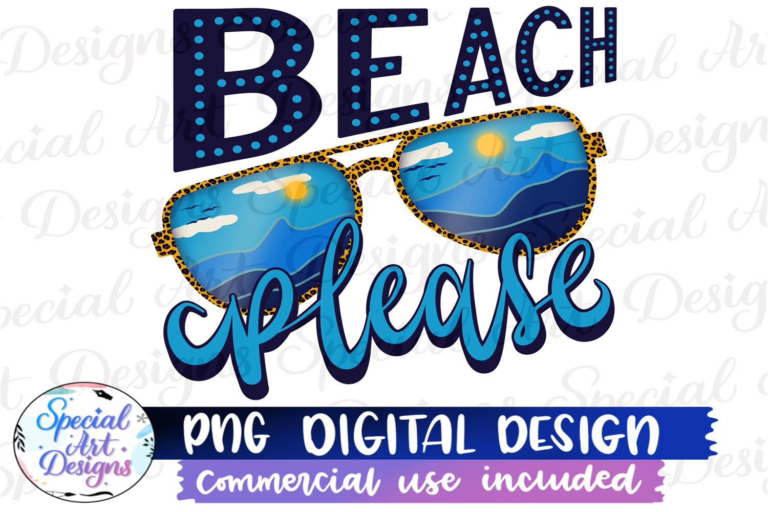 Beach Please Leopard Png | Leopard Beach Please Design (2225794 ...