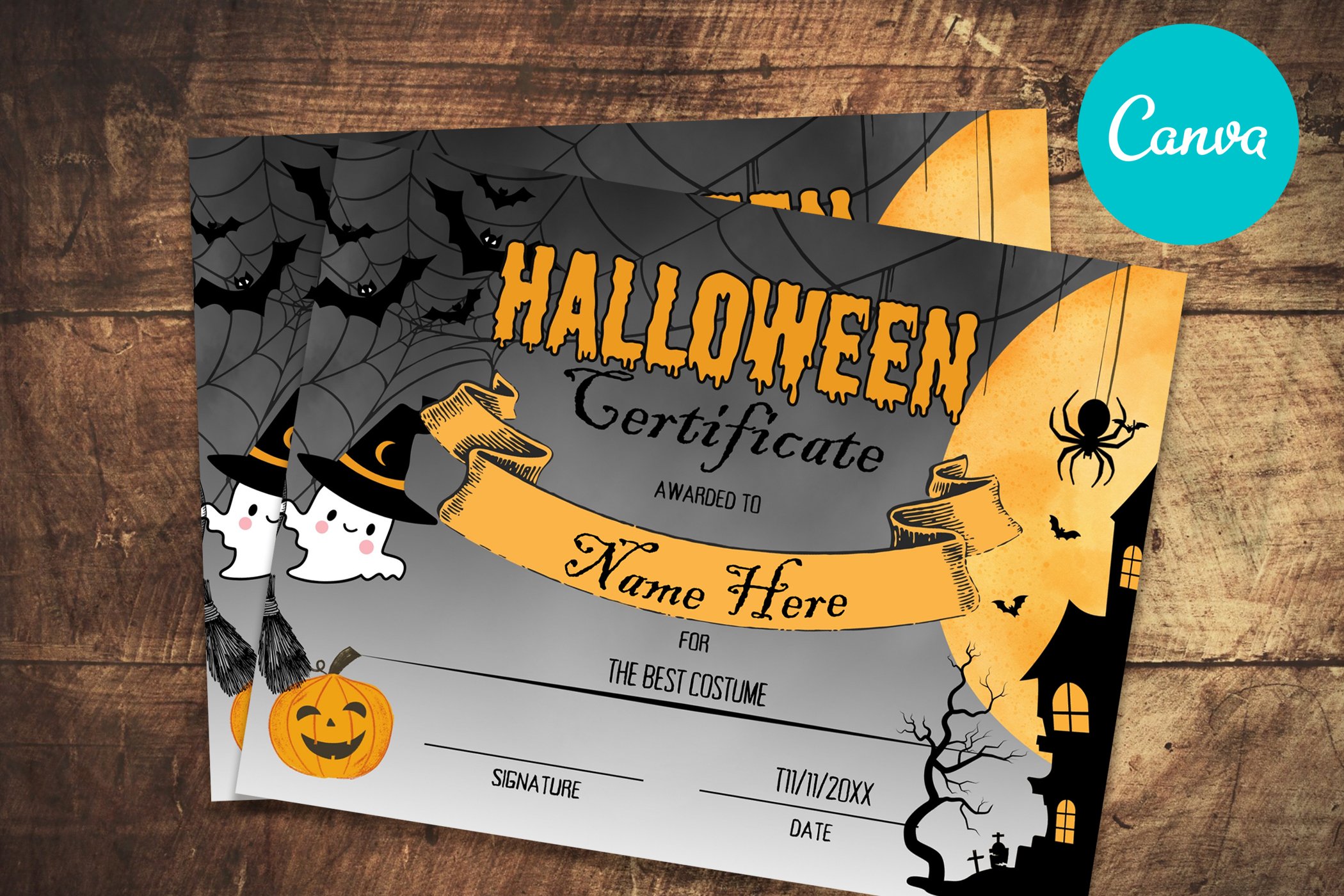 Halloween Certificate Templates
