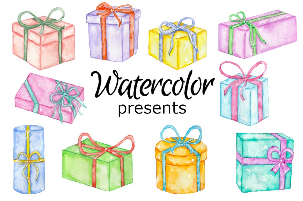 Birthday Presents Clipart