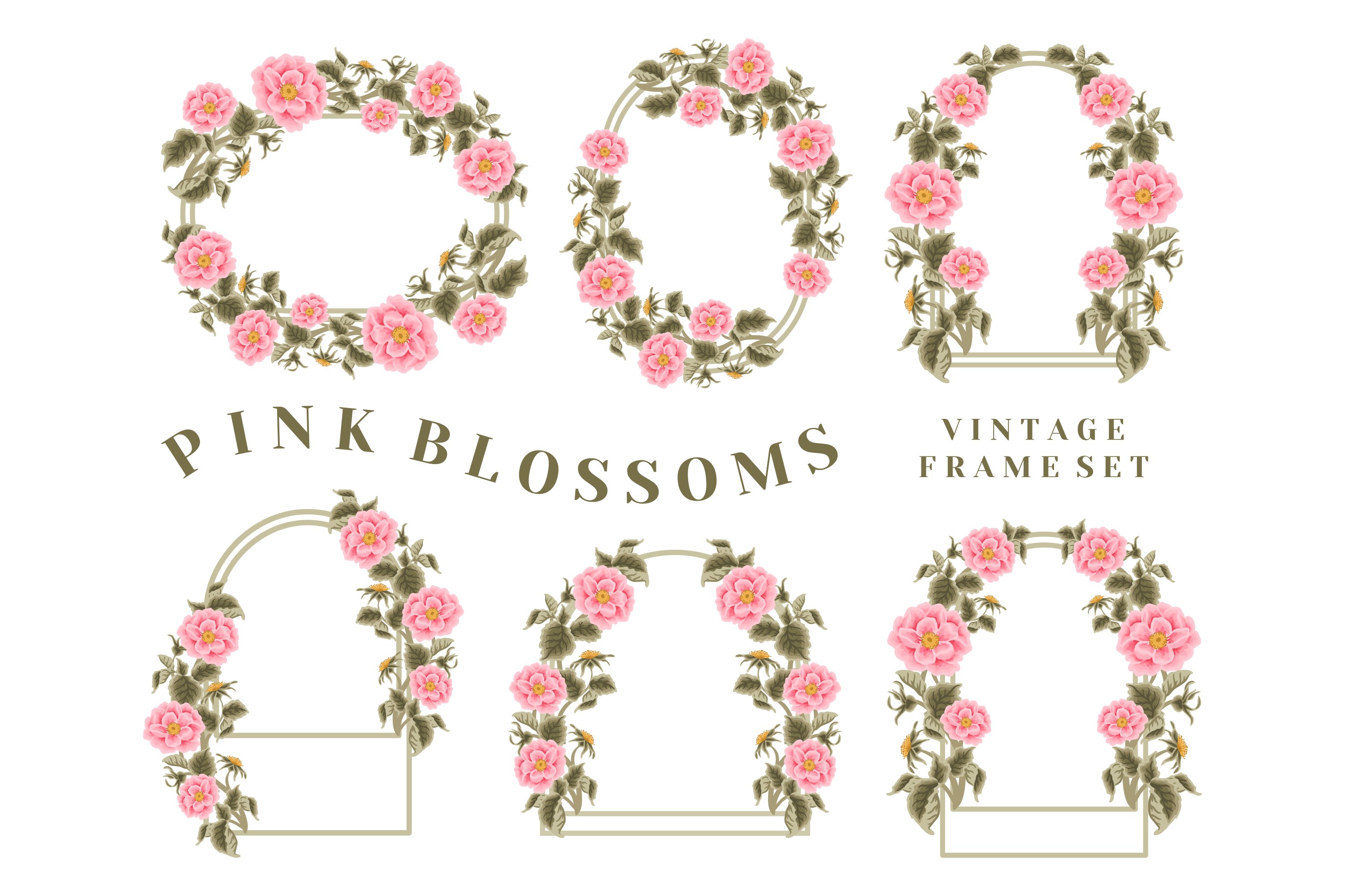 Pink Vintage Border