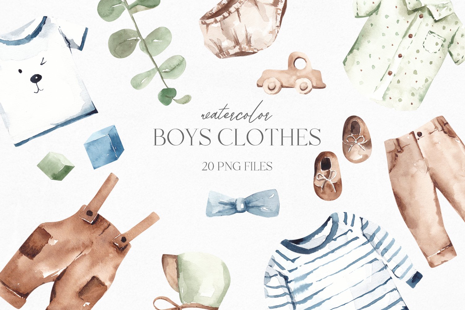 Baby Boy Clothes Clipart