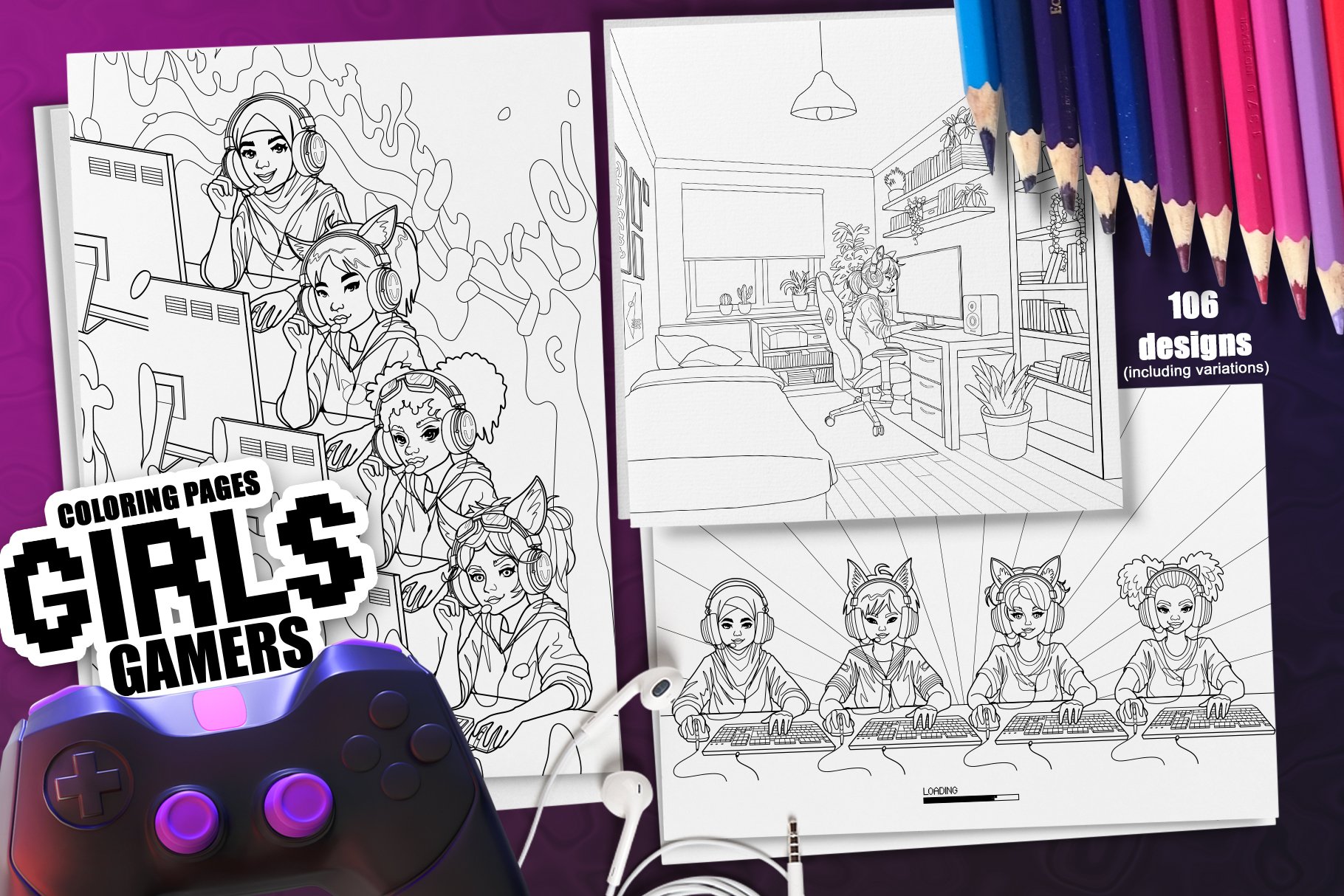 Video Game Coloring Pages