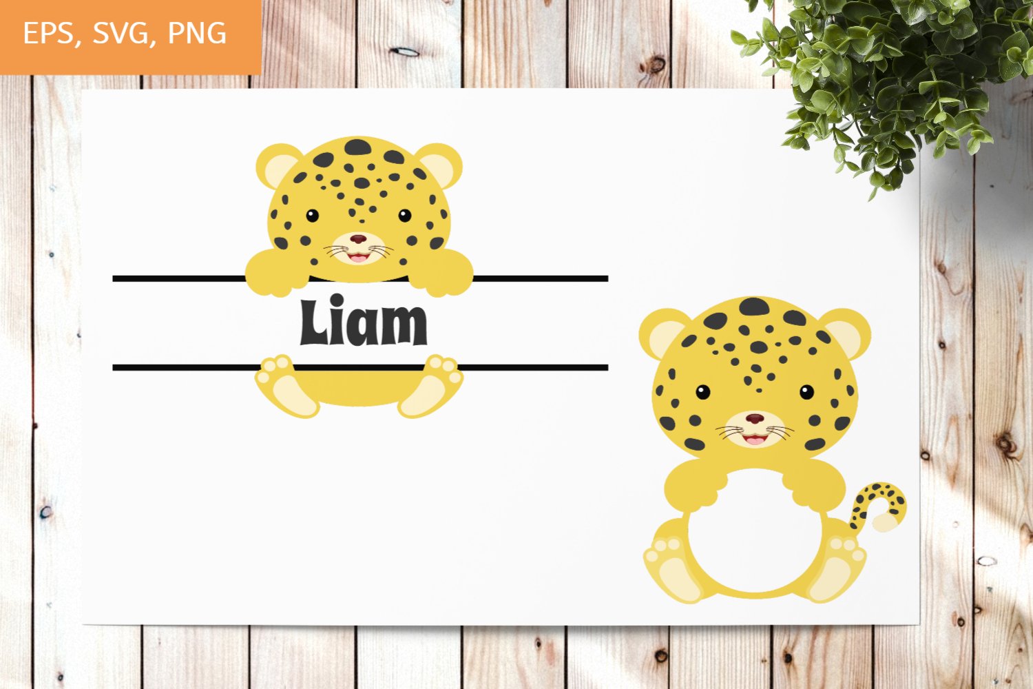 RLeopard aven Split Monogram SVG, Leopard svg, Monogram Fram (1466948 ...