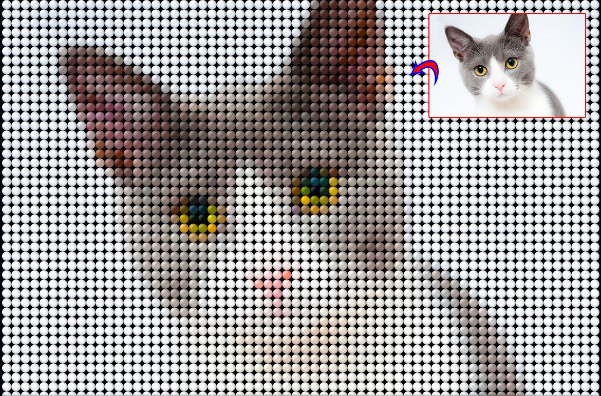 Dot Pixel Effect Photoshop Action Unique Photoshop Addons Creative
