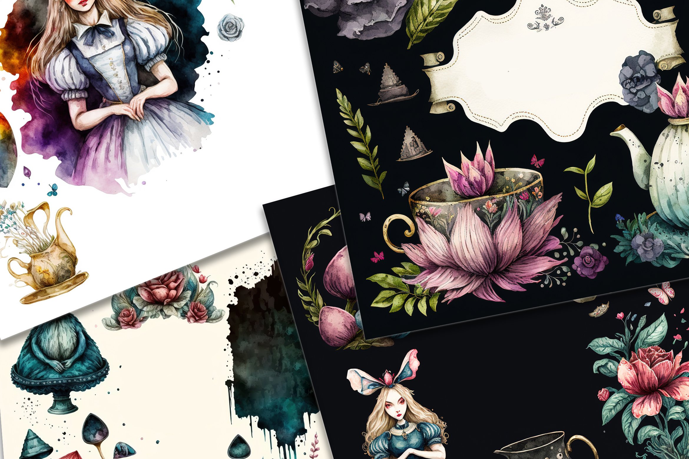 Dark Alice In Wonderland Wallpaper