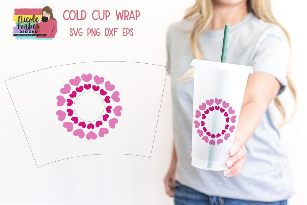 Hearts Cold Cup Wrap (1770968)