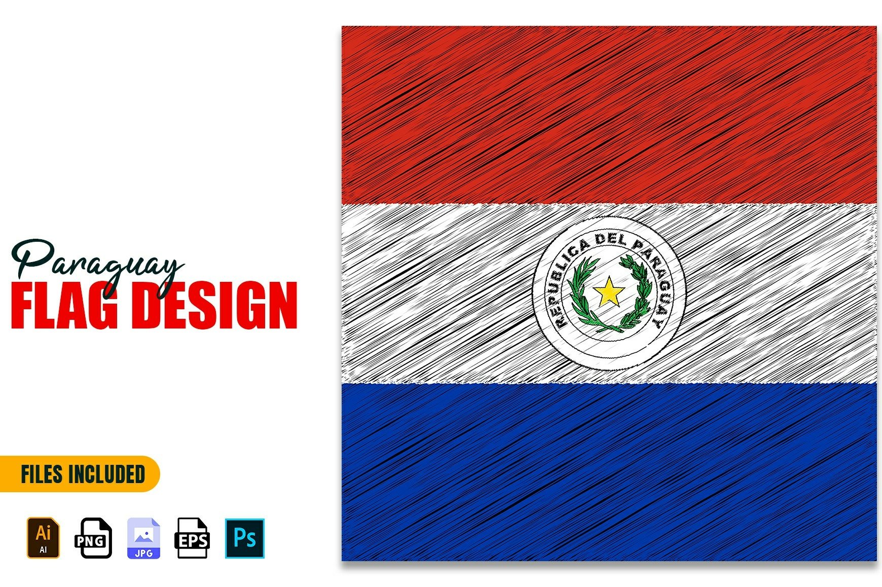 14 May Paraguay Independence Day Flag Design
