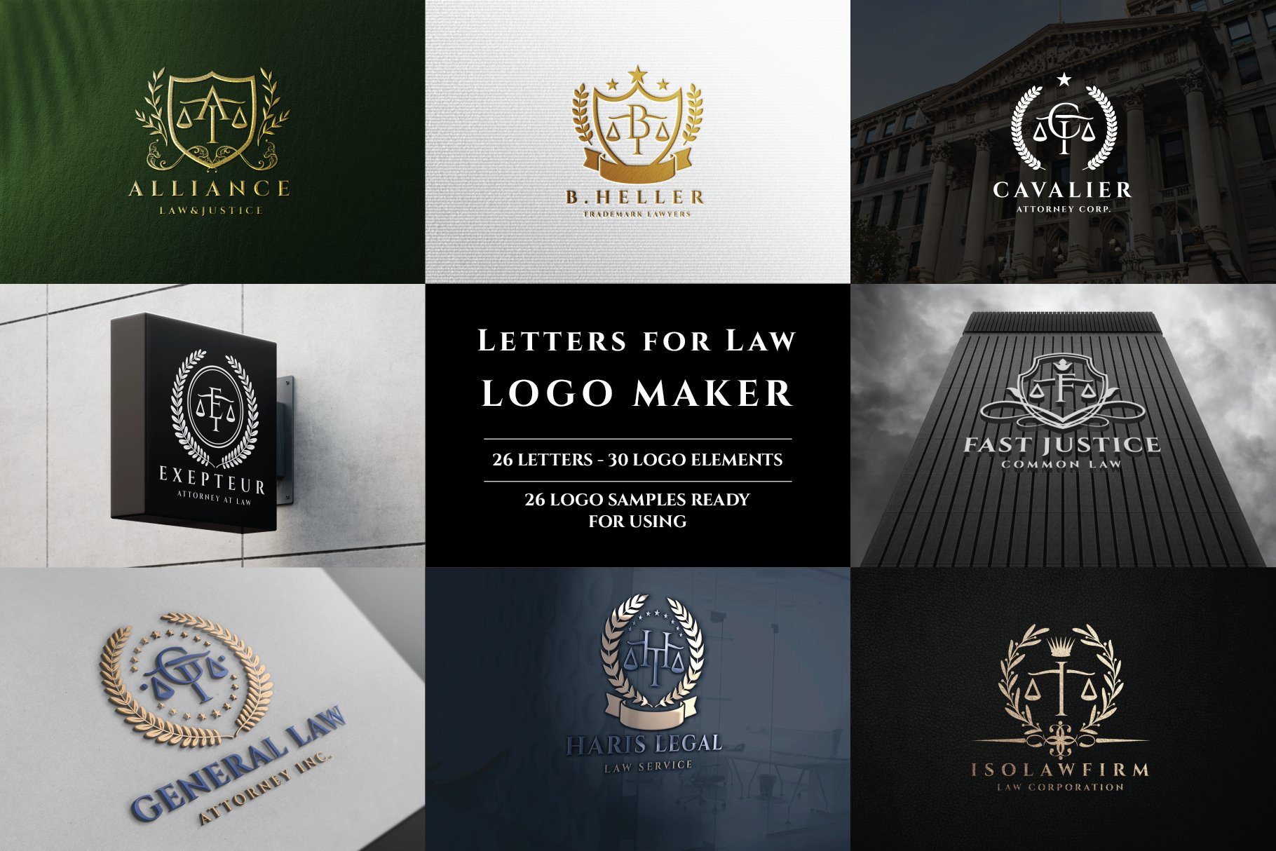 Lawyer Logos Samples