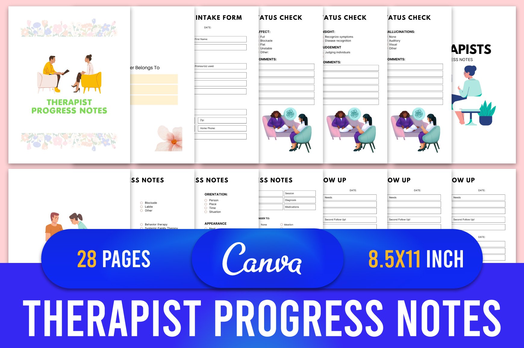 Counseling Progress Notes Format Template