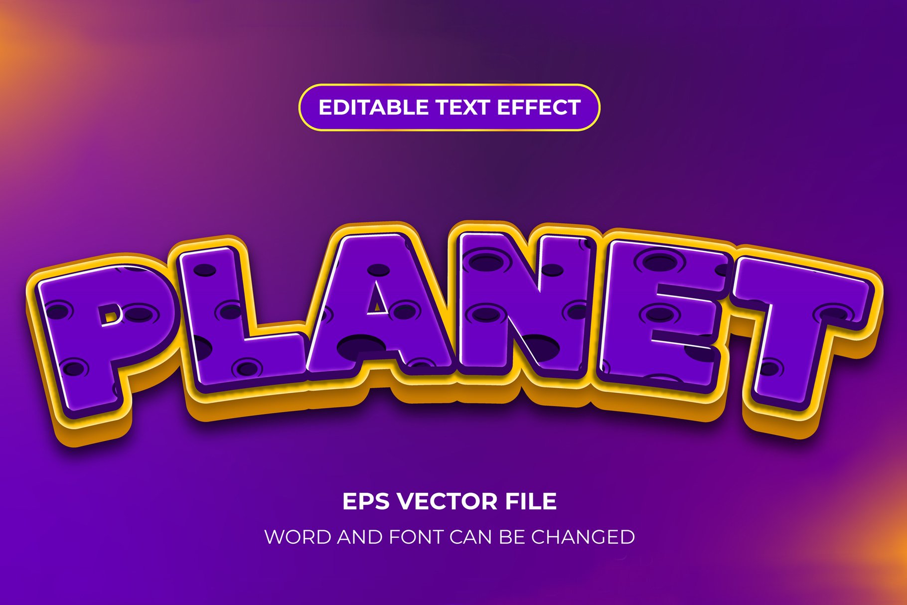 Planet text effect (1852825) | Photoshop Plugins | Design Bundles