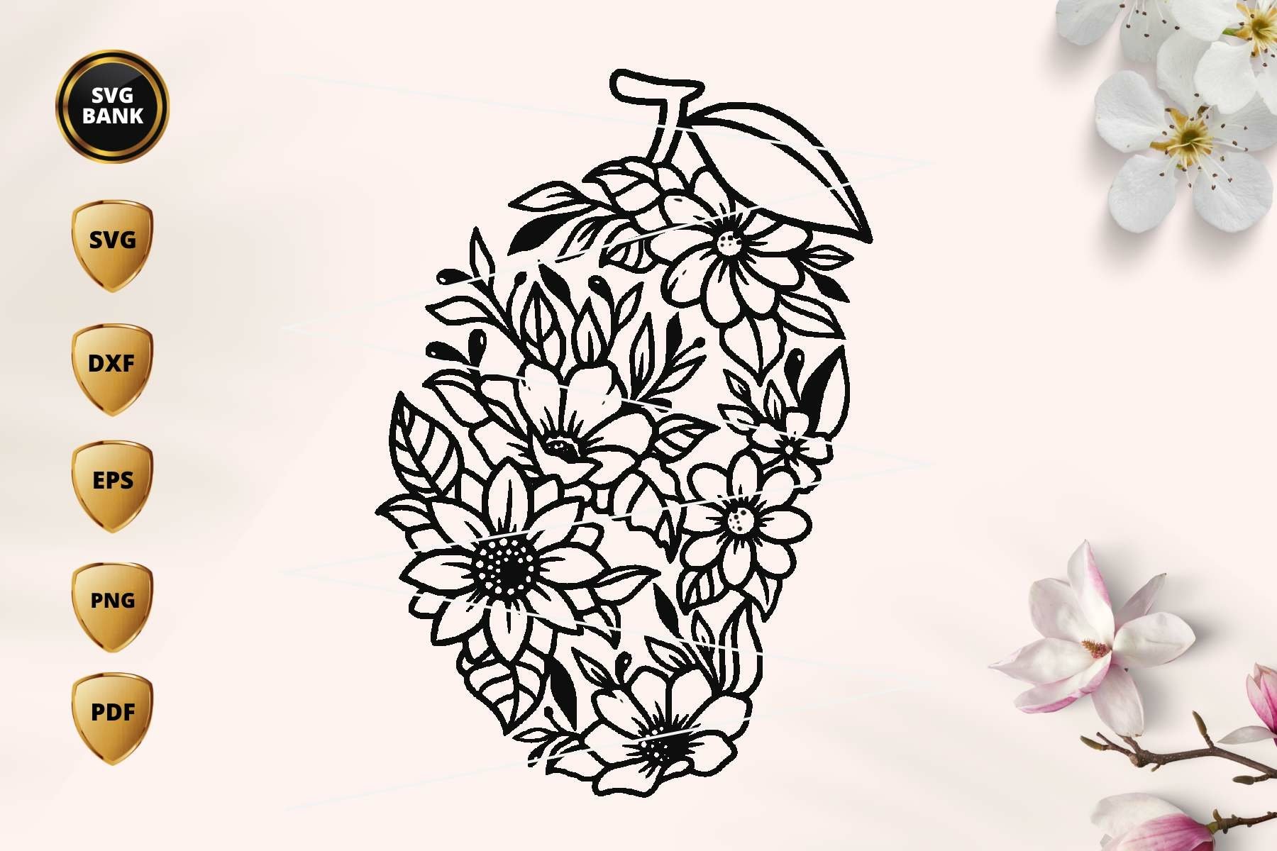 Mango Flower Drawing