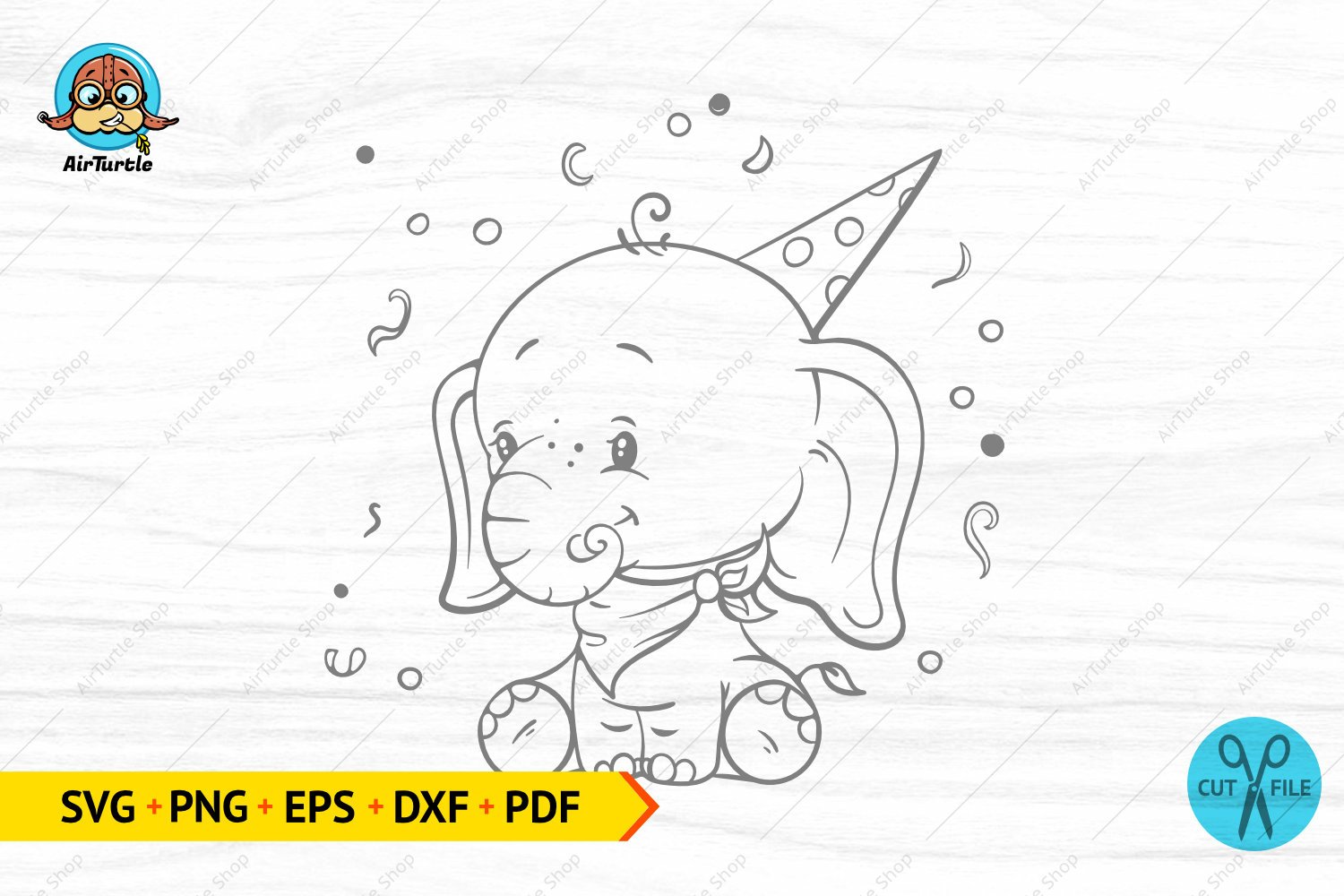 Happy Birthday Cute Elephant