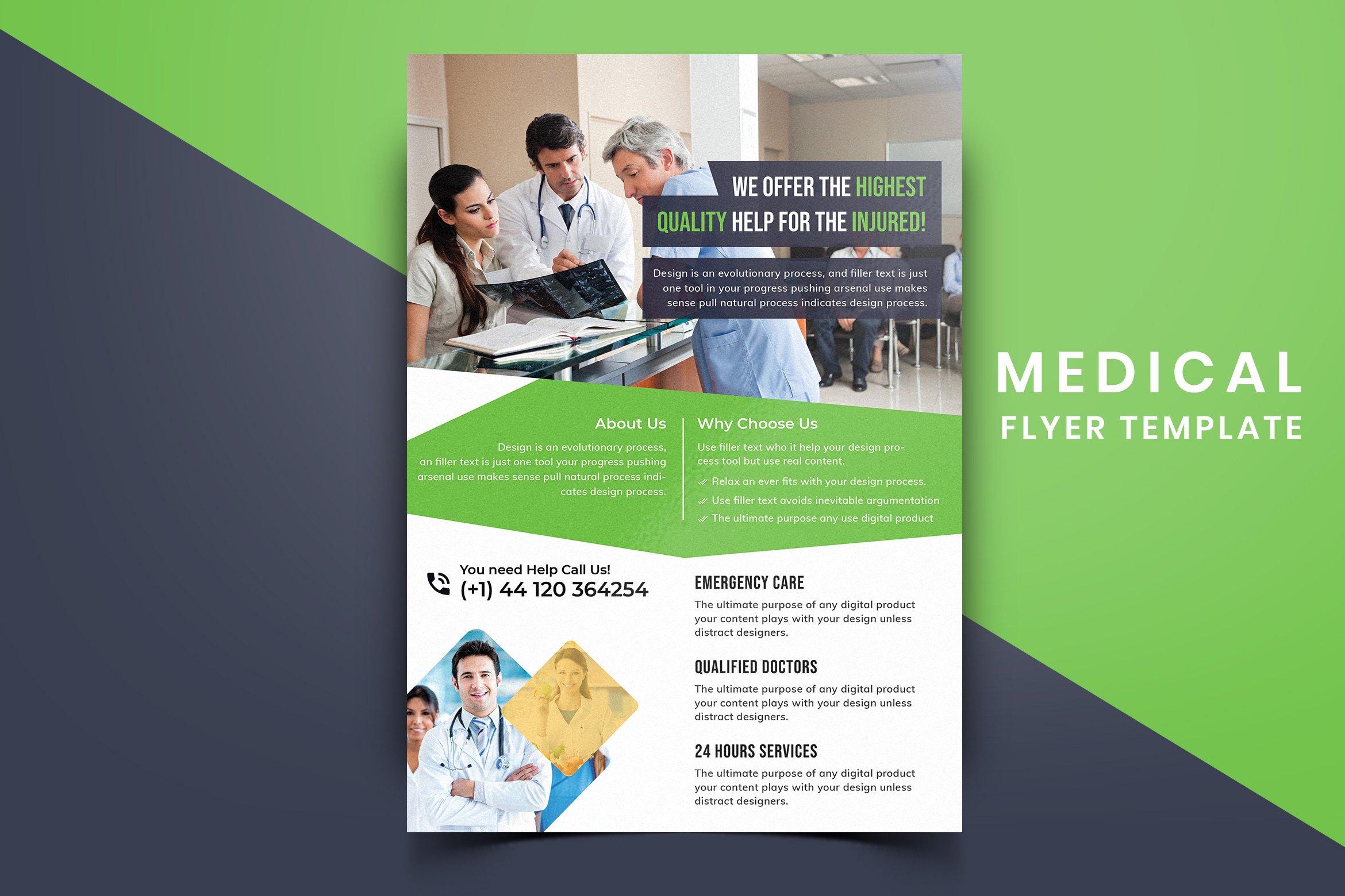 Hospital File Design Template