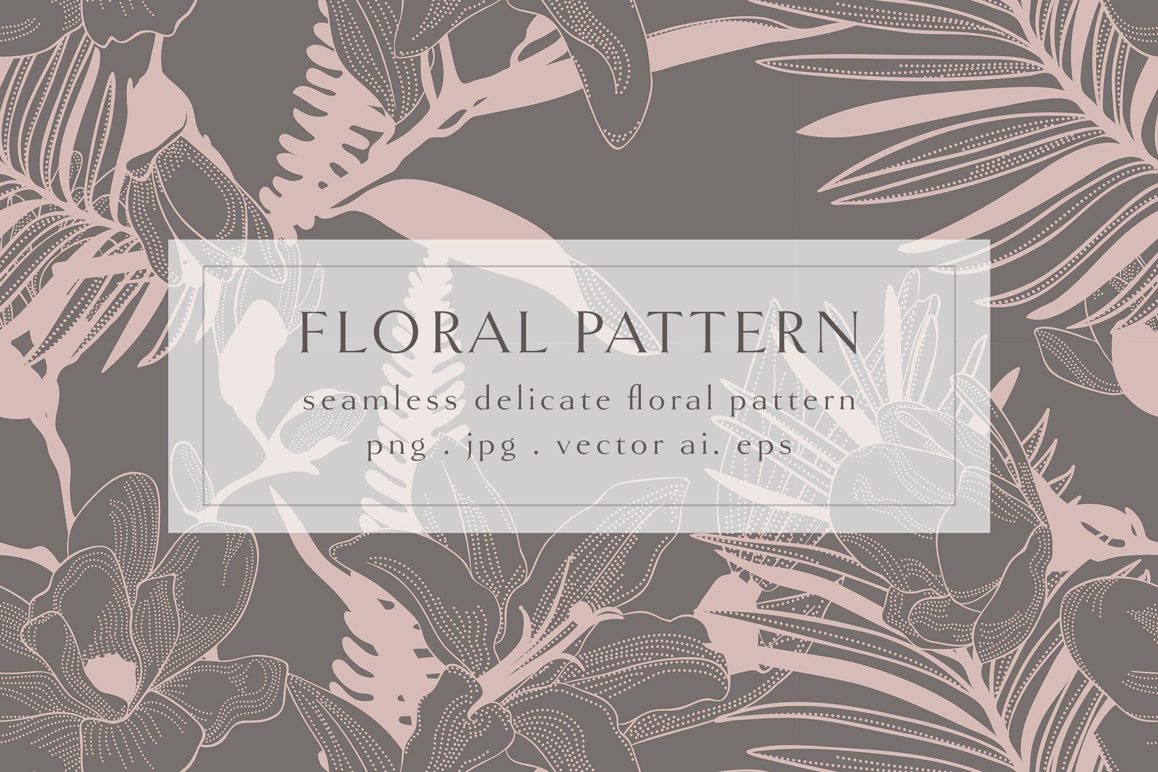 Subtle Floral Background