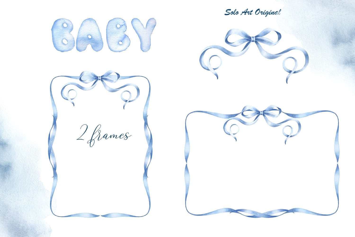 Baby Boy Page Border