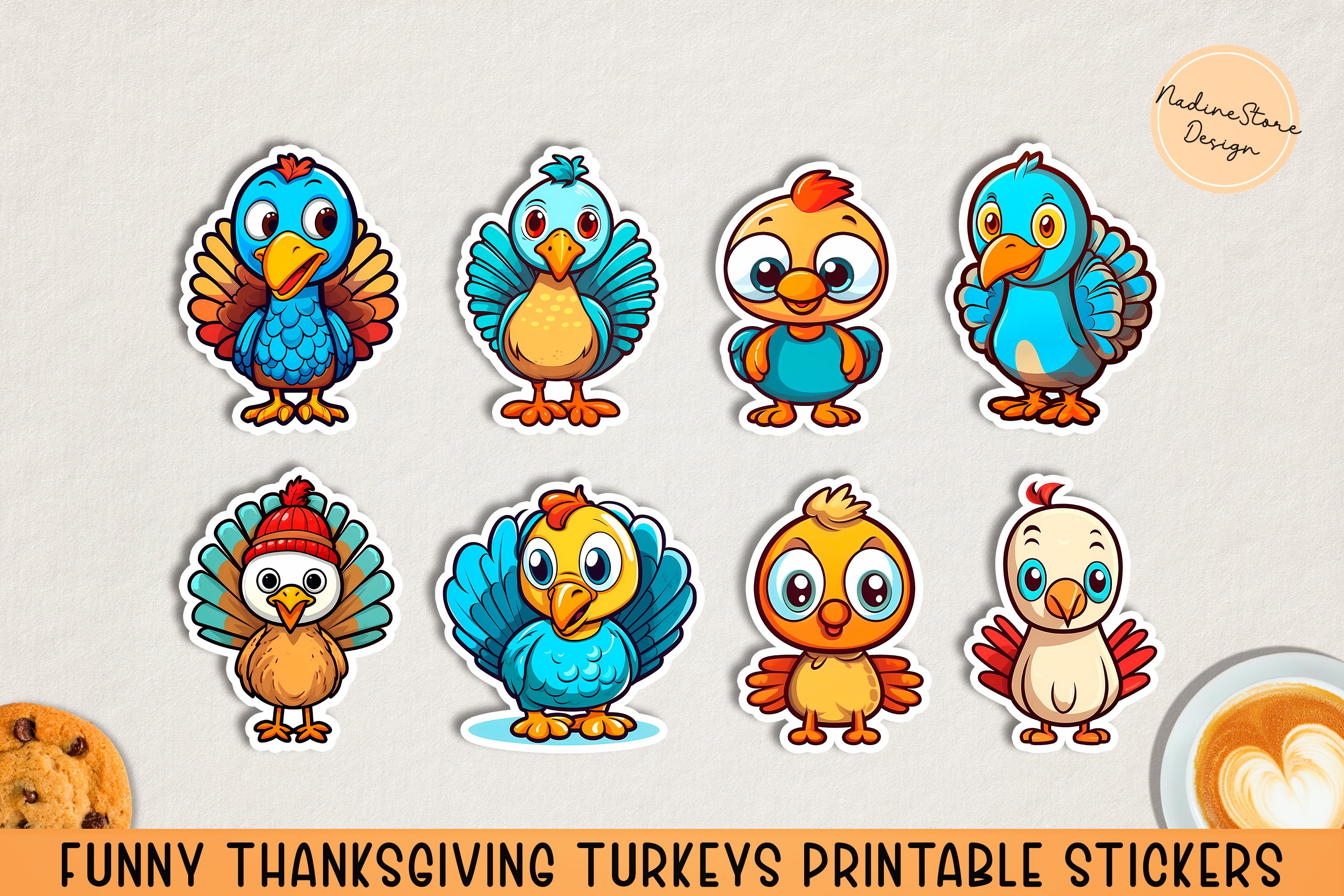 Funny Thanksgiving Turkey Cartoon