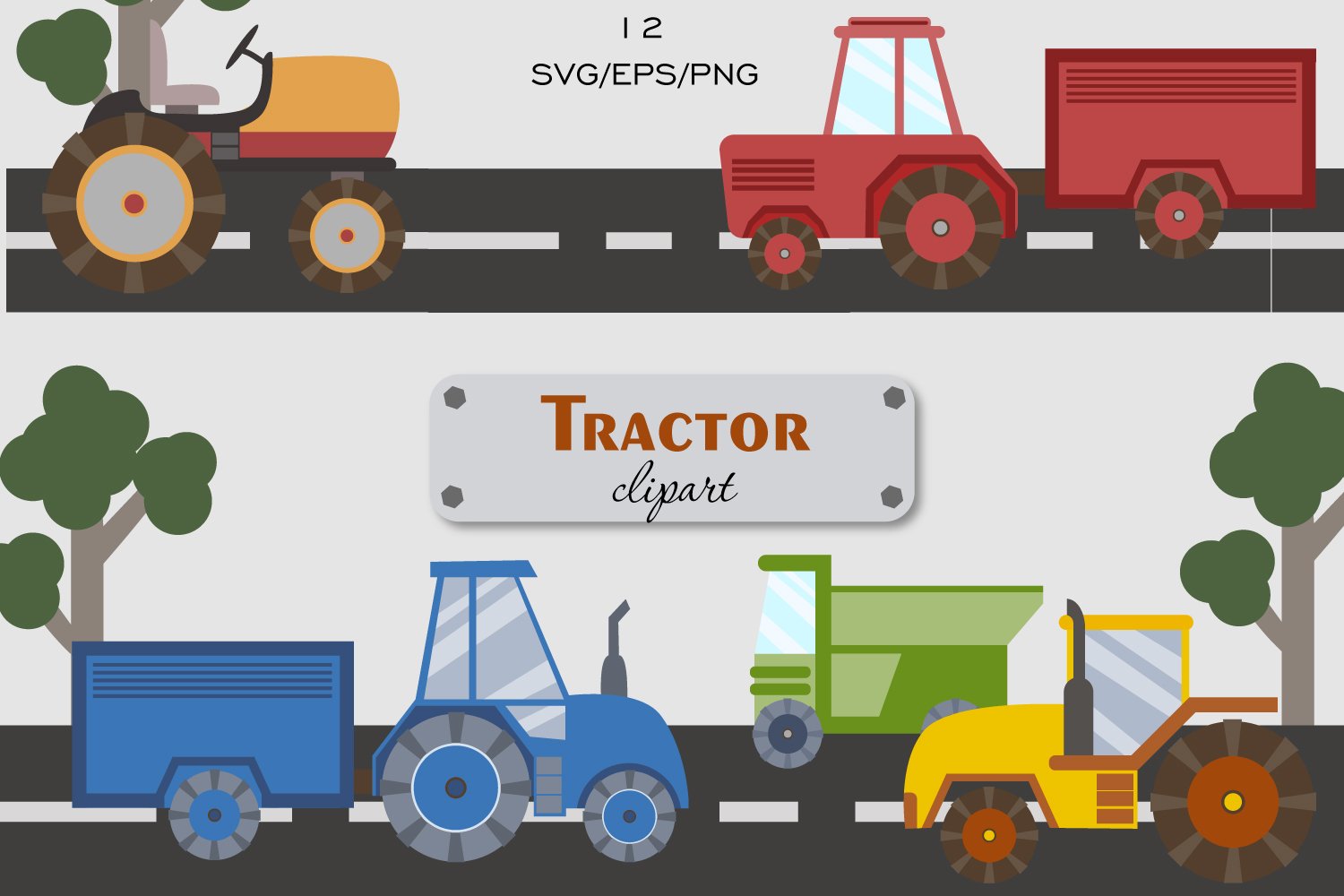 Transportation Clipart Border