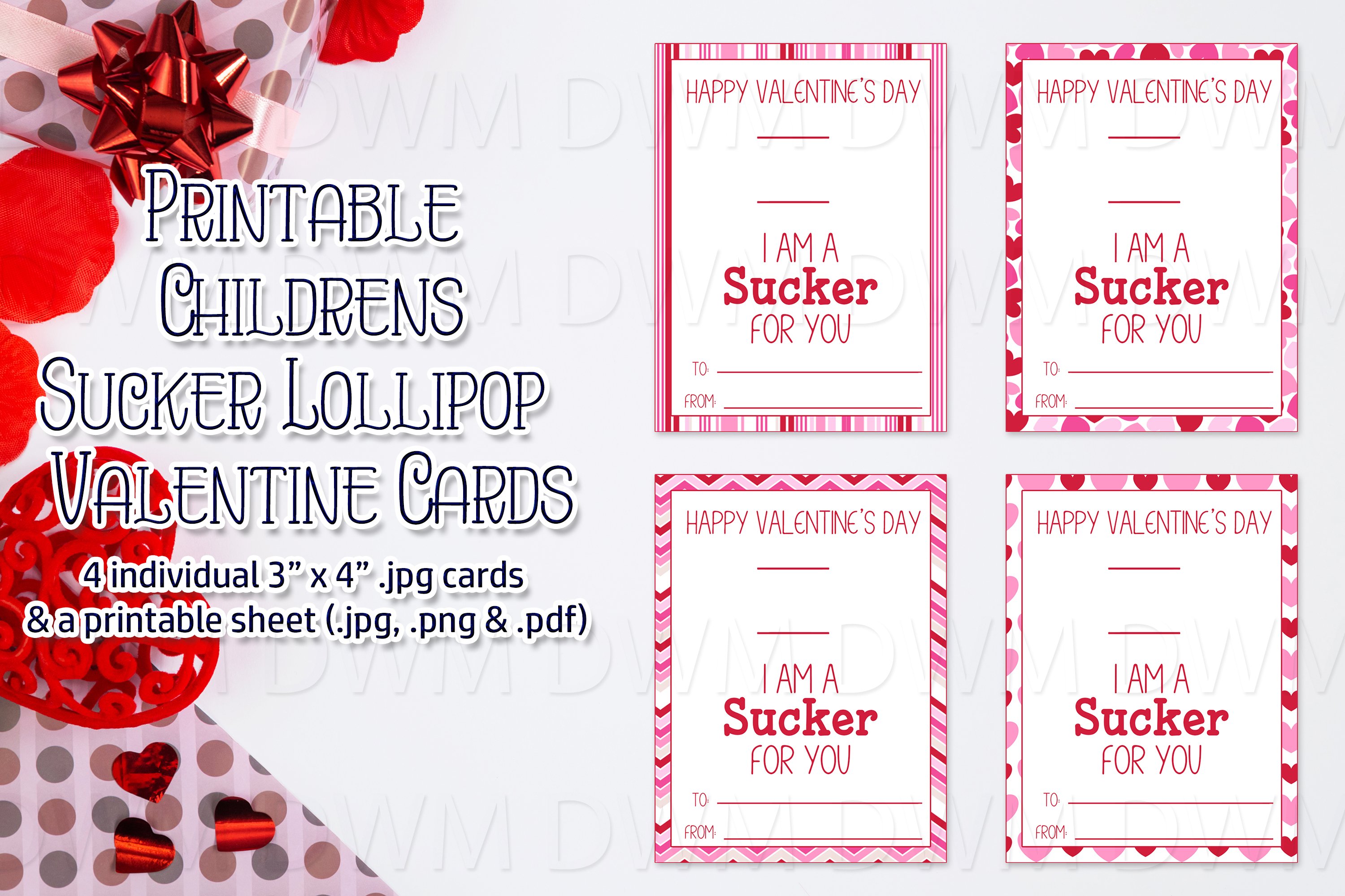 Lollipop Valentines Day Card Text 🍭 Valentine's Day Lollipop...