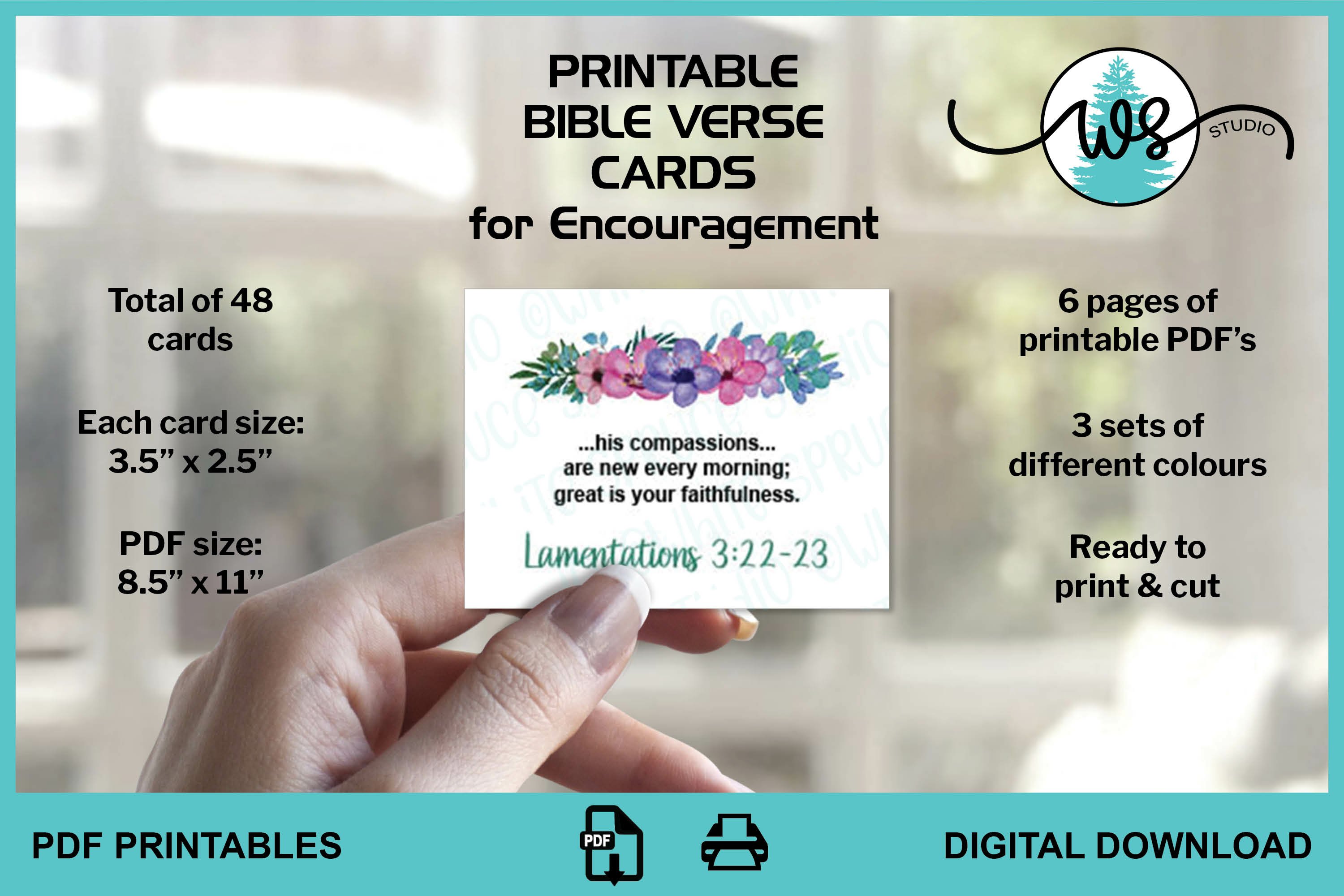 Printable Bible Verse Cards Free Printable Scripture Cards Southern