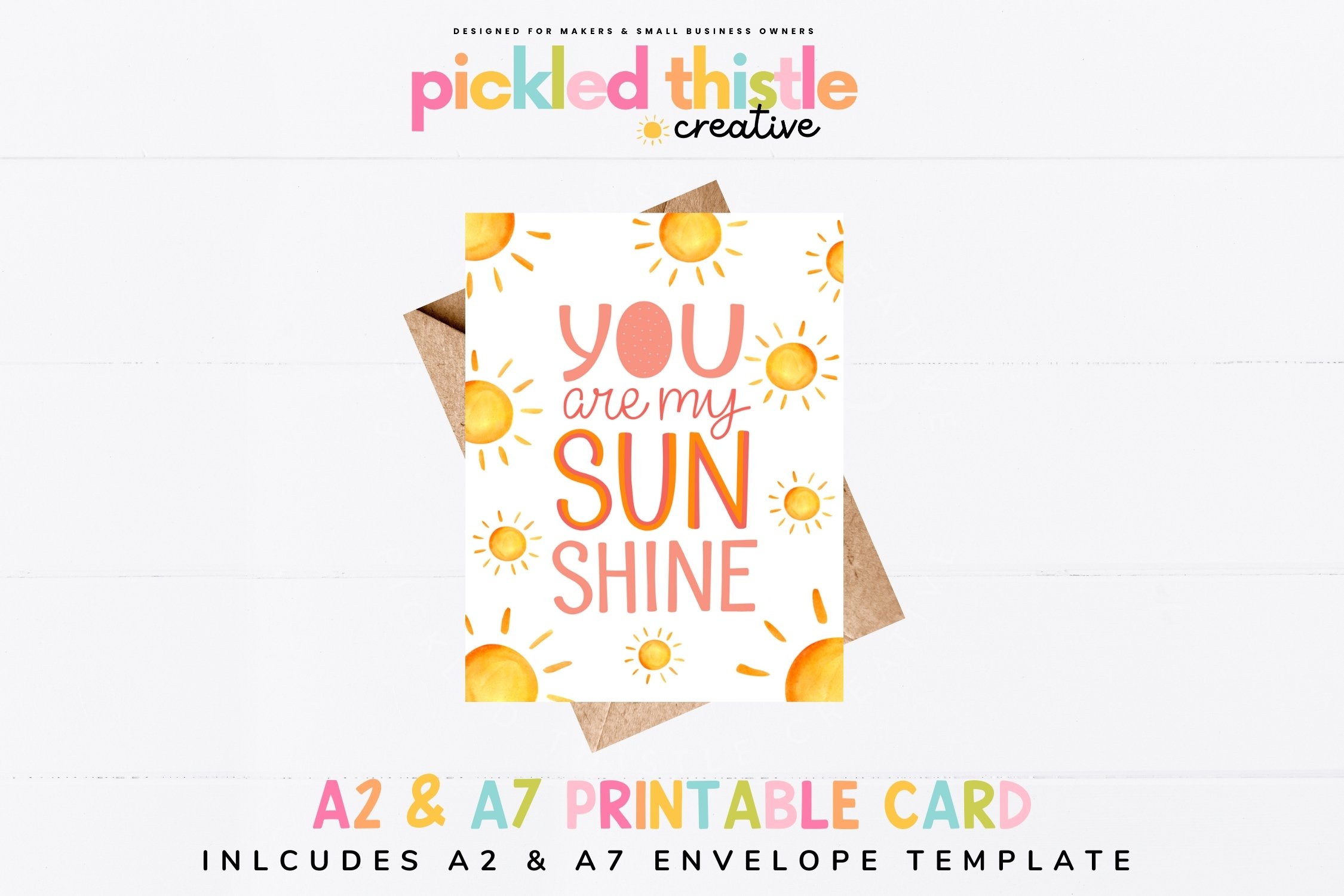 You Are My Sunshine Banner Printable