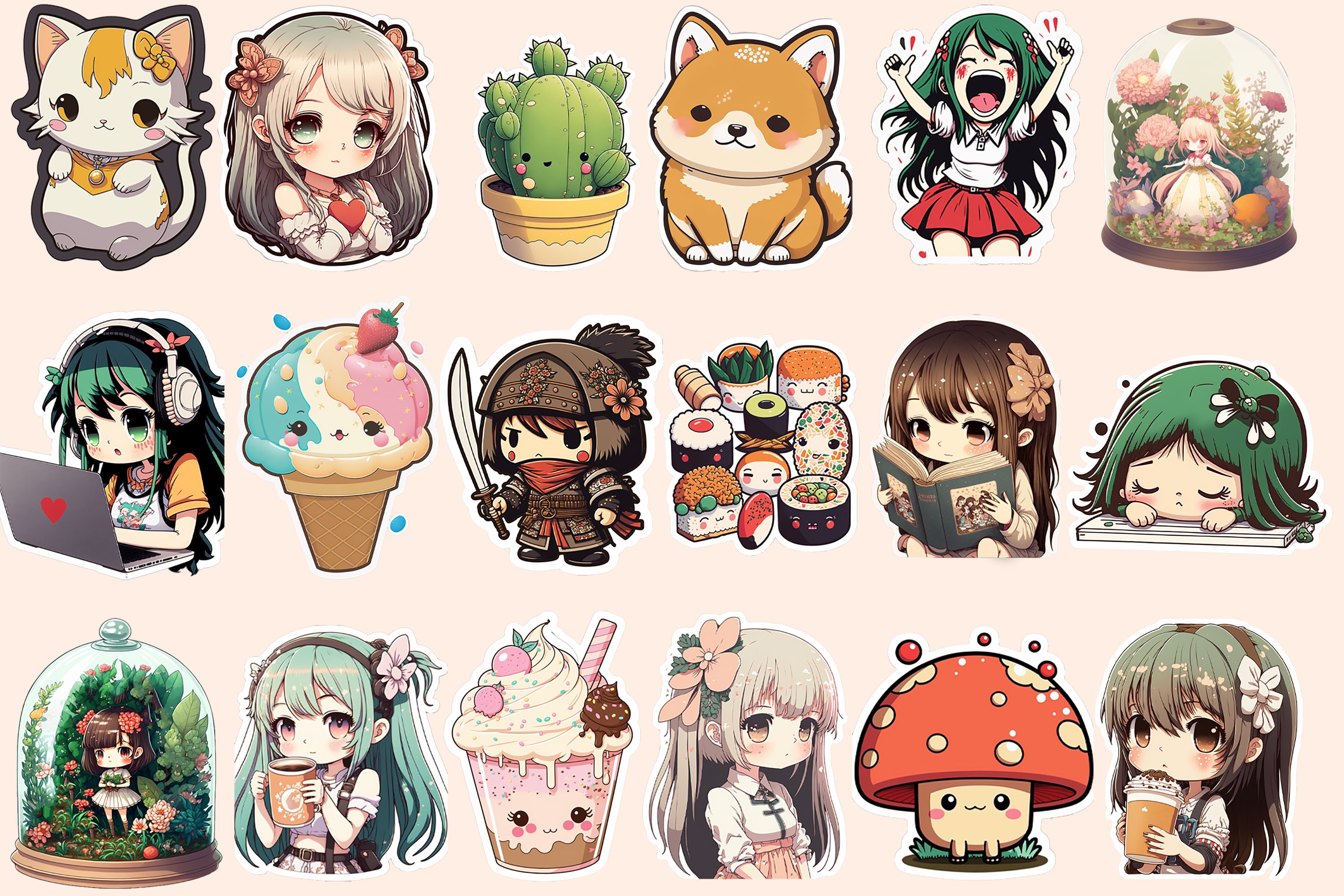 Anime Food Chibi