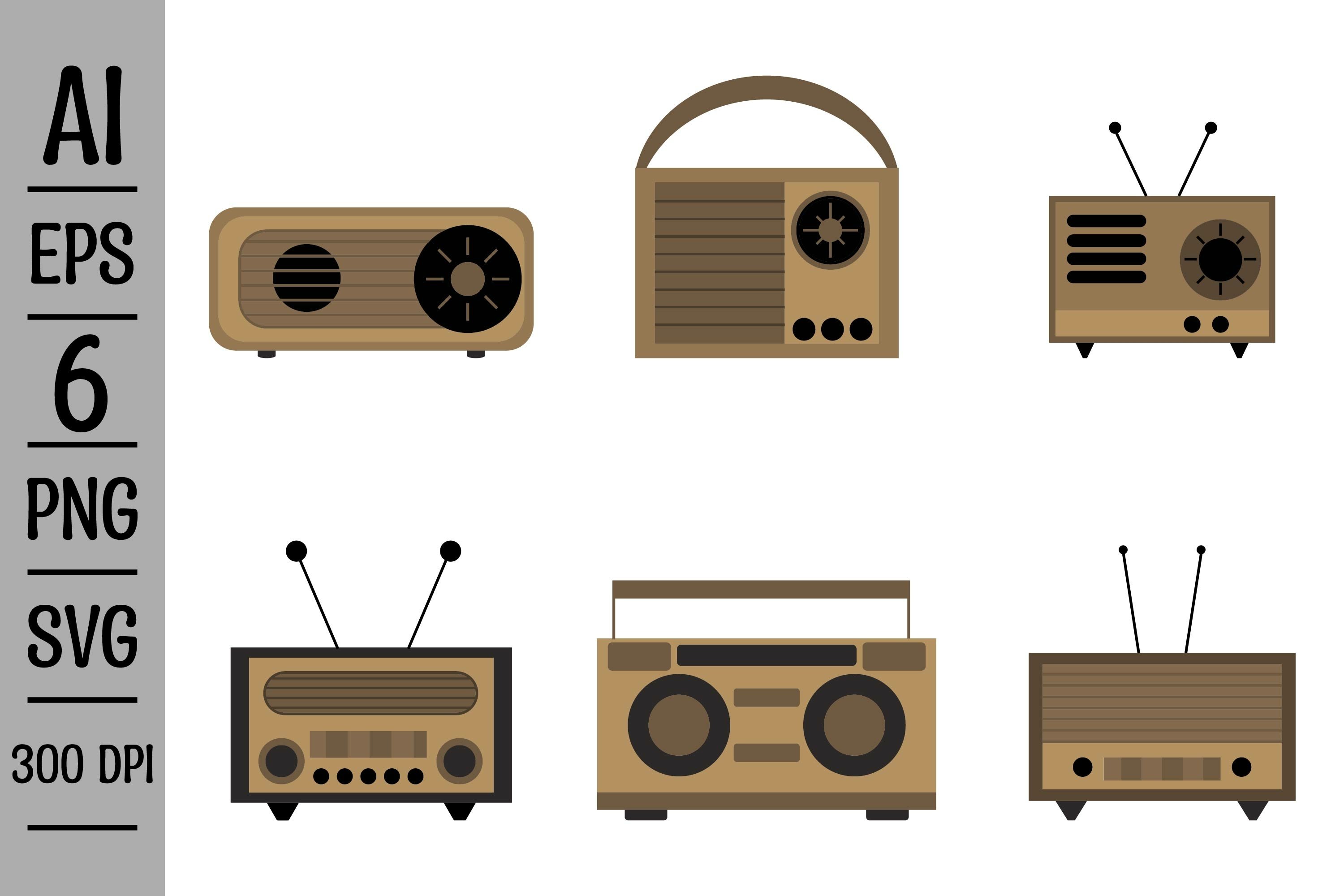 Radio clipart vector design illustration (2275547) | Vectors | Design ...