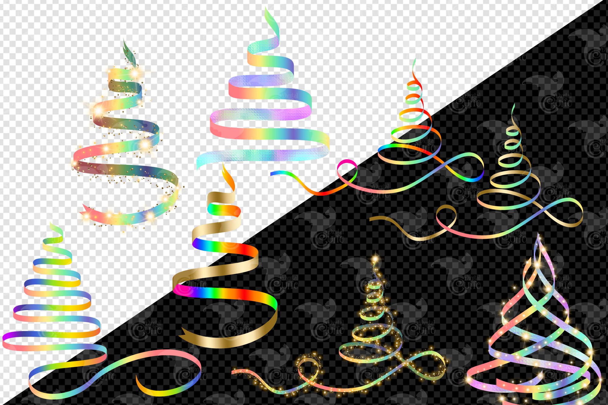 Rainbow Christmas Tree Clip Art LGBT Christmas Tree With Rainbow And