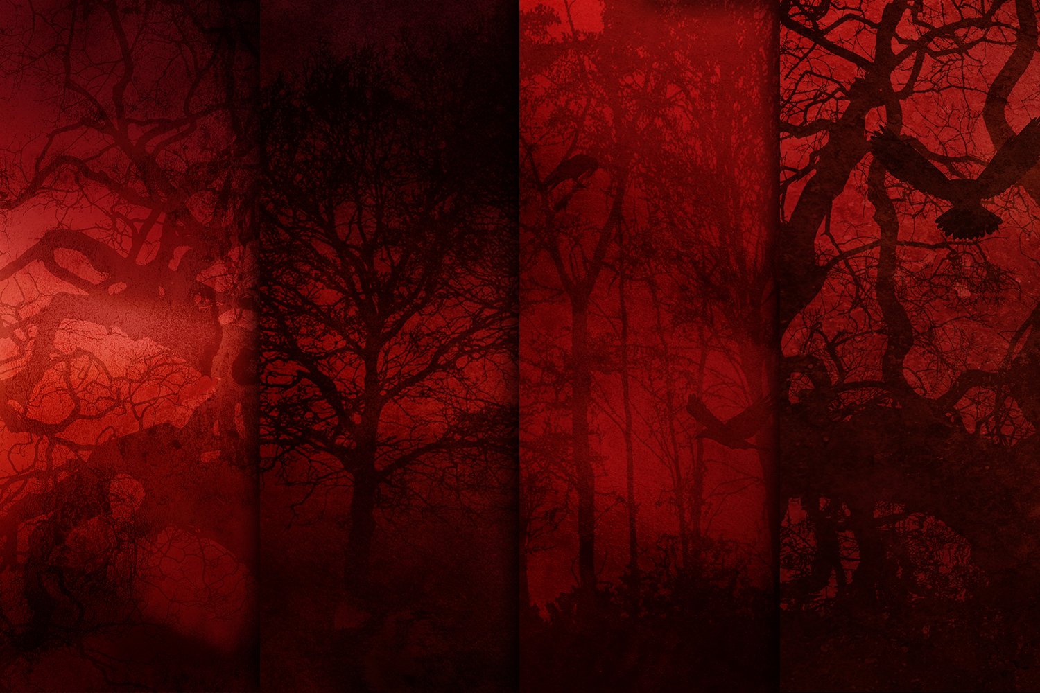 Red Gothic Background