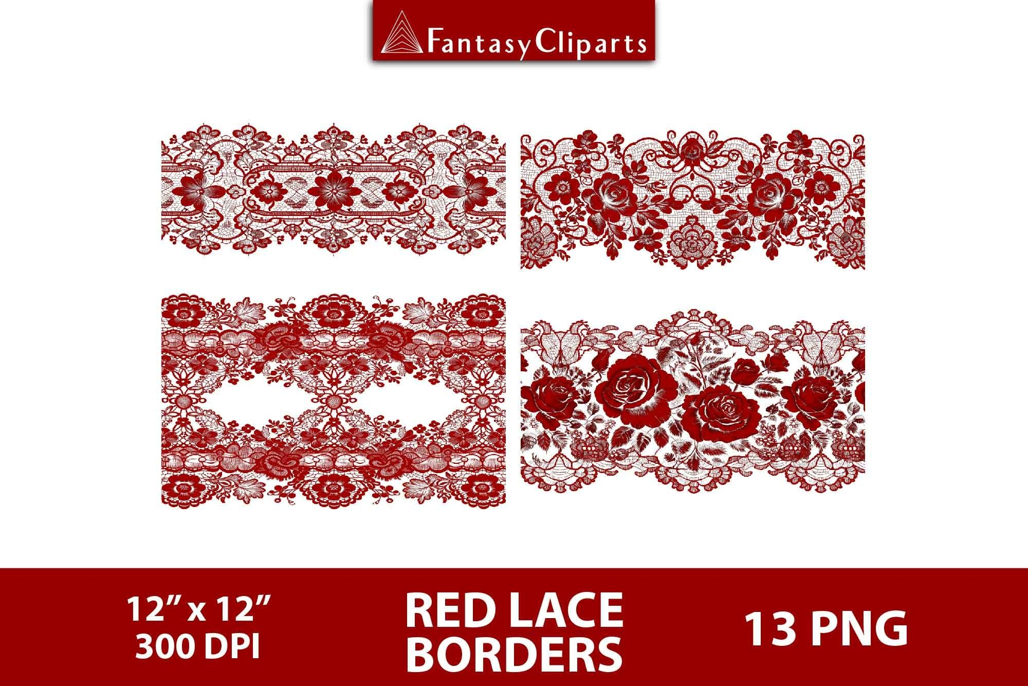 Red Gothic Border
