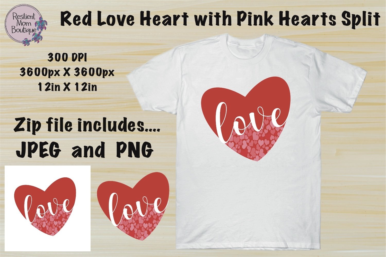 Red Heart Shape High Resolution