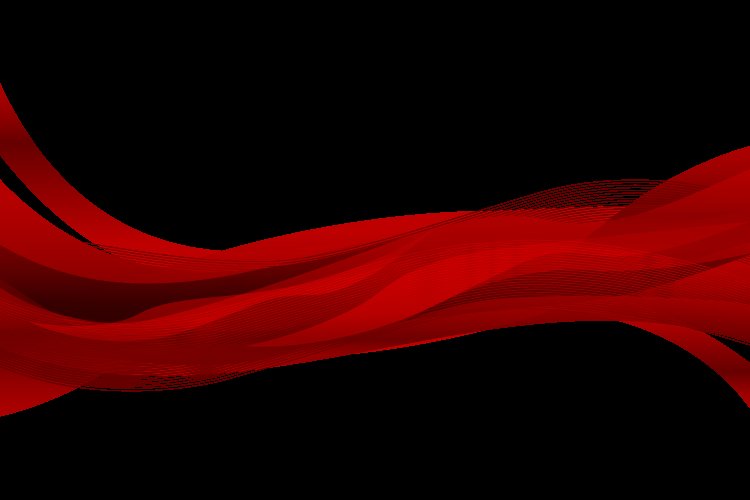 Red Wave Curve Abstract Background Concept Design 2226136