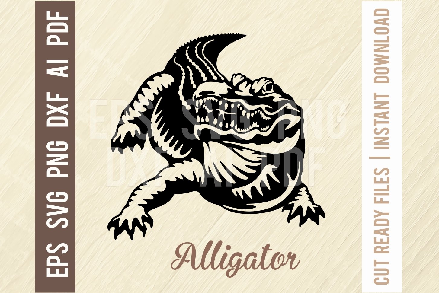 Alligator Stencil