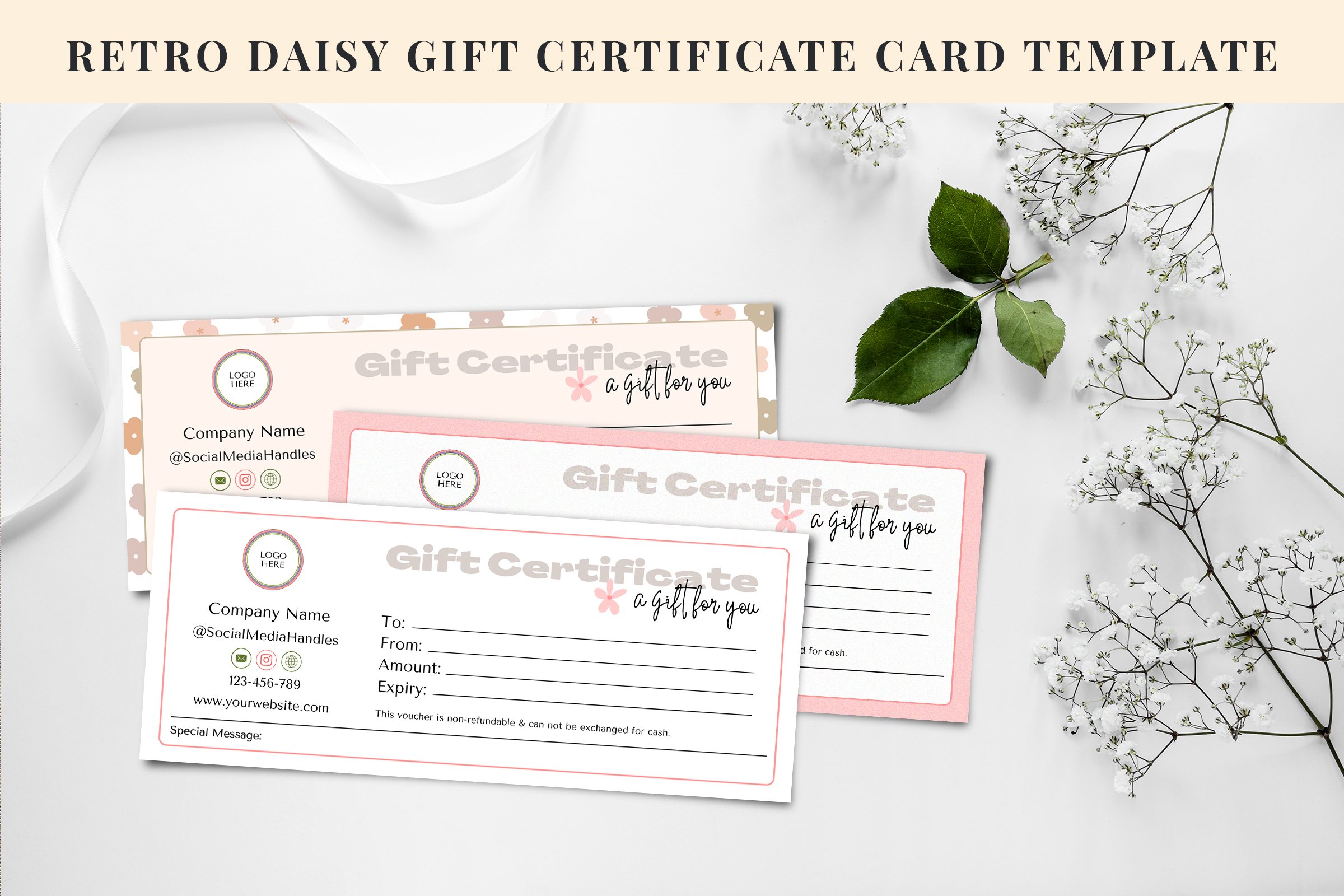 Vintage Gift Certificate Template