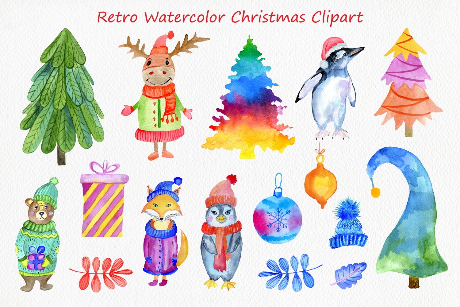Vintage Winter Clip Art